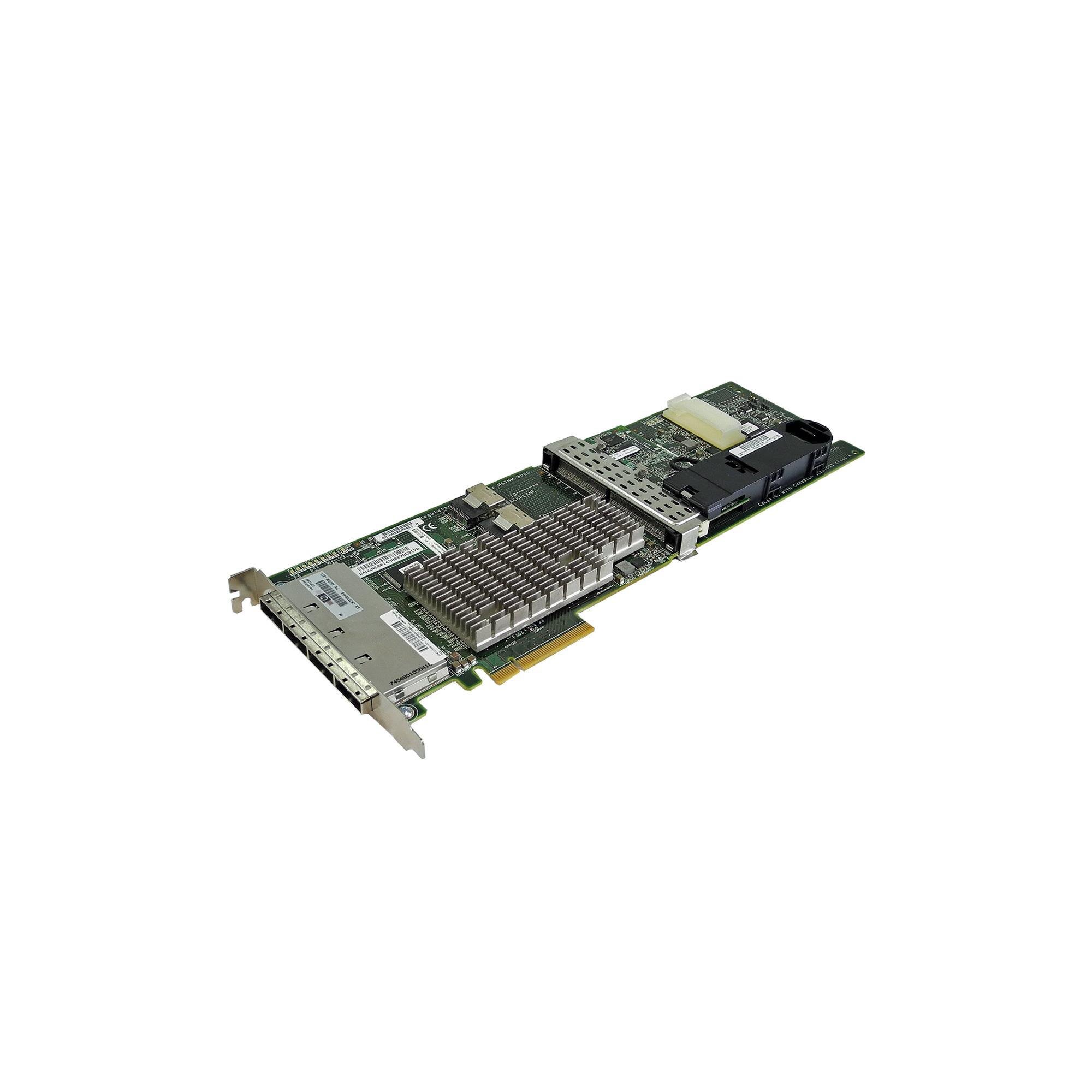 HP Smart Array P812 SAS RAID Controller PCIe x8 1GB PN 487204-B21 + 2 ...