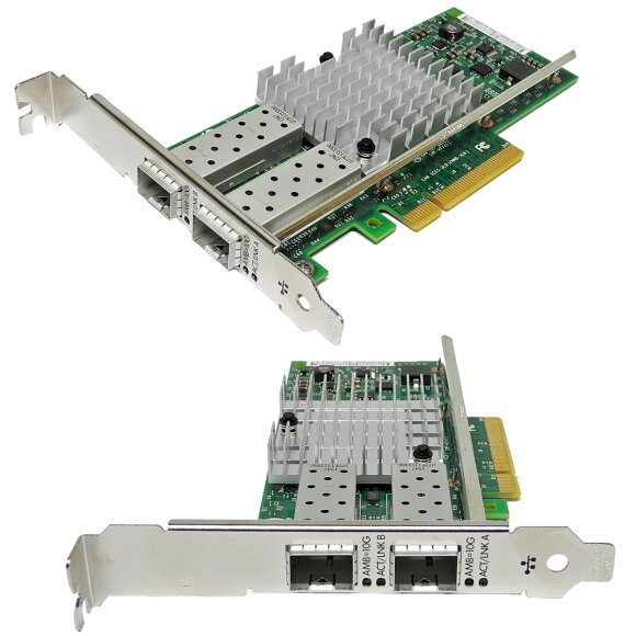 HP 560SFP+ Dual-Port 10GbE PCI-Express x8 Converged Network Adapter ...