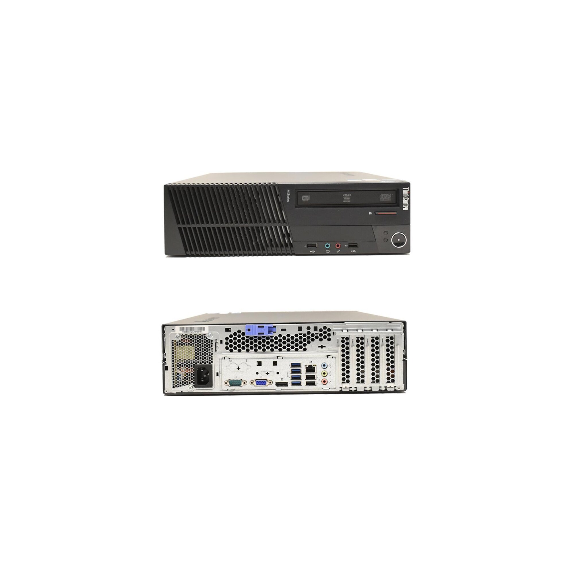 Lenovo ThinkCentre M92p Desktop PC i5-3470 CPU 8GB RAM 500GB DVD RW ...