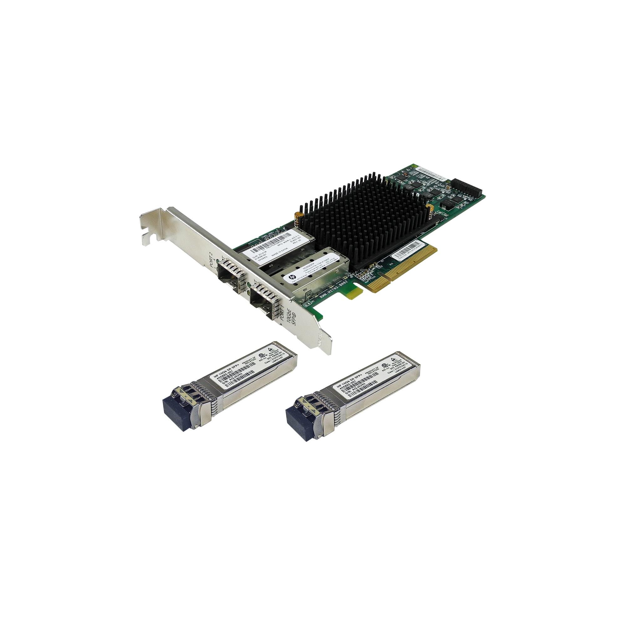 HP NC552SFP FC Dual-Port 2 x 10GbE SFP+ PCI-Express Server Adapter ...