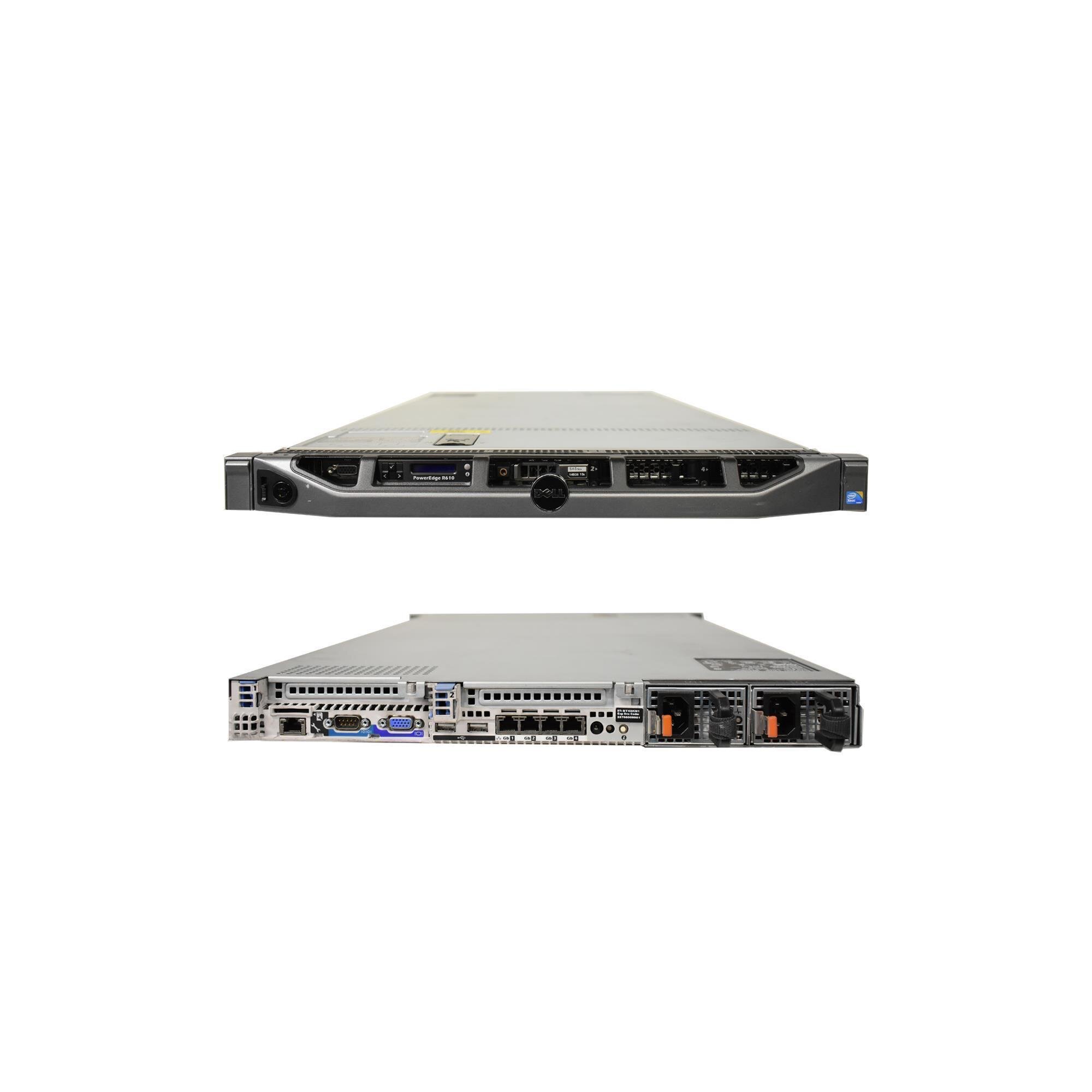 Dell PowerEdge R610 Server 2x X5680 Six-Core 3,33 GHz 16MB RAM PERC6i ...