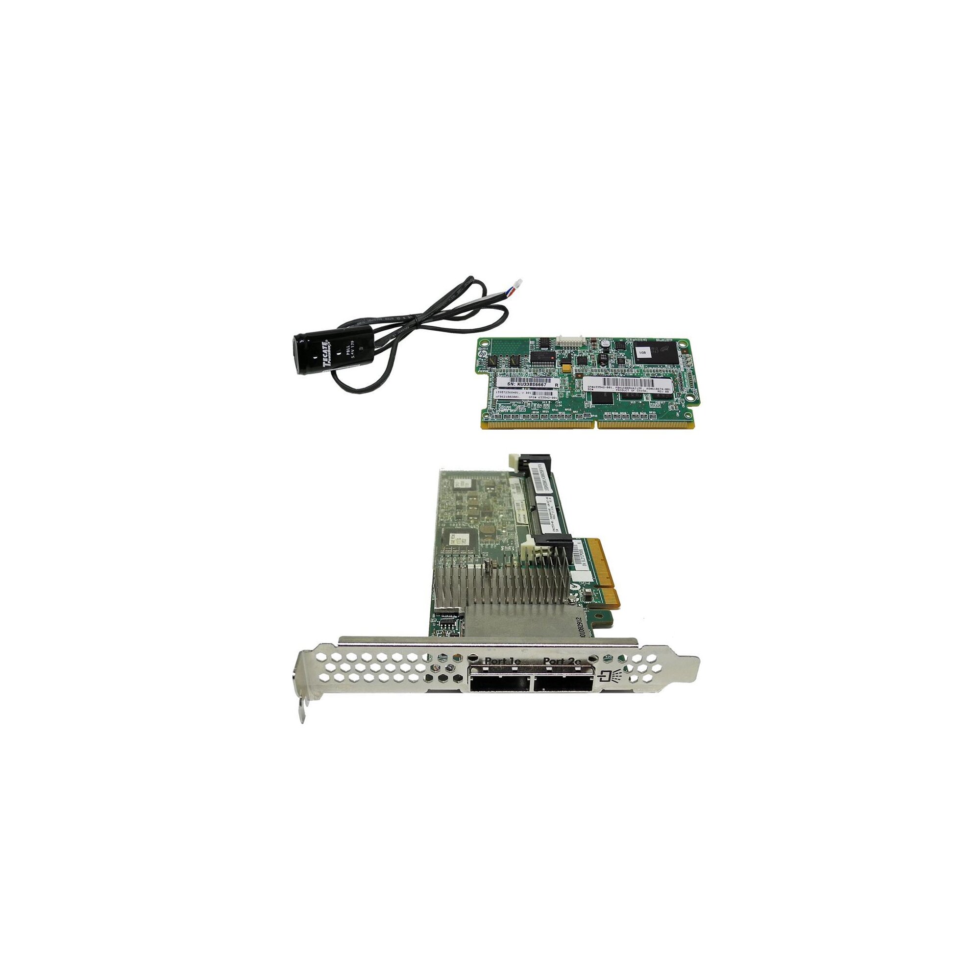 HP Smart Array P421 6Gb SAS RAID Controller 1GB FBWC +BBU 610671-002 633539-001 - Piospartslap