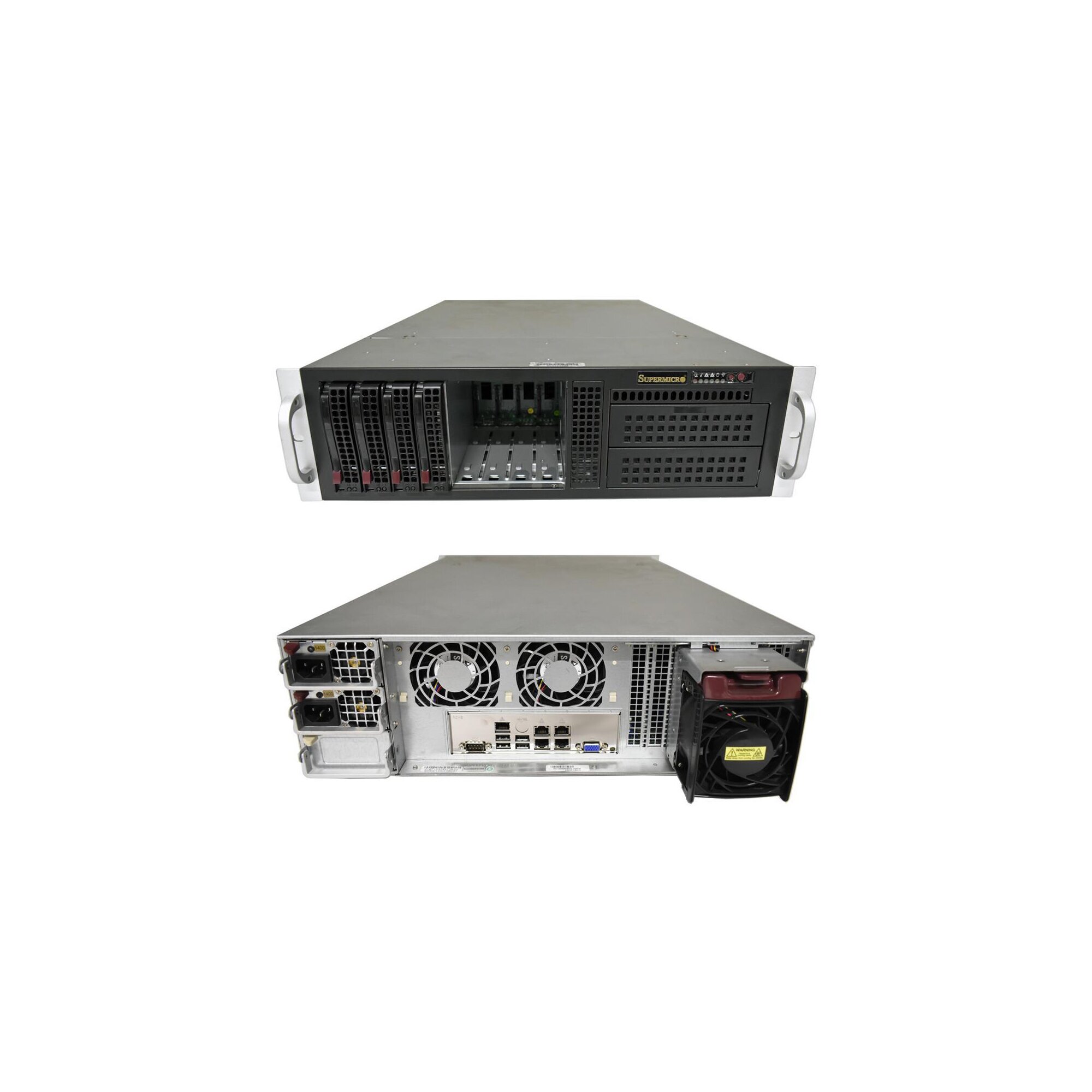 Supermicro CSE-835 3U Server Board X9DRi-LN4F+ Rev. 1.20A Xeon E5-2620 ...