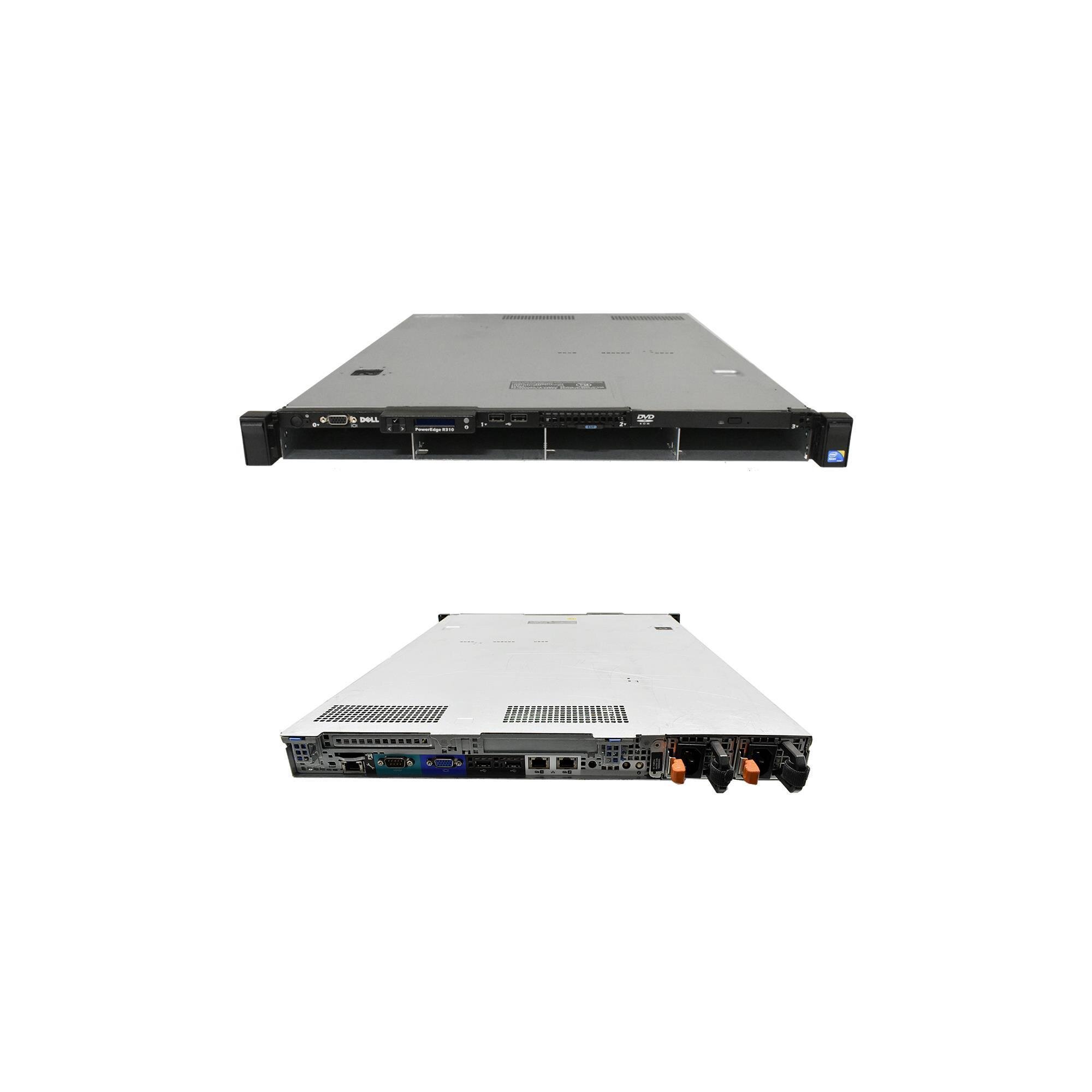 Dell PowerEdge R310 Server L3426 QC 1.86GHz 8GB RAM 4x 3.5Zoll Bay Perc ...