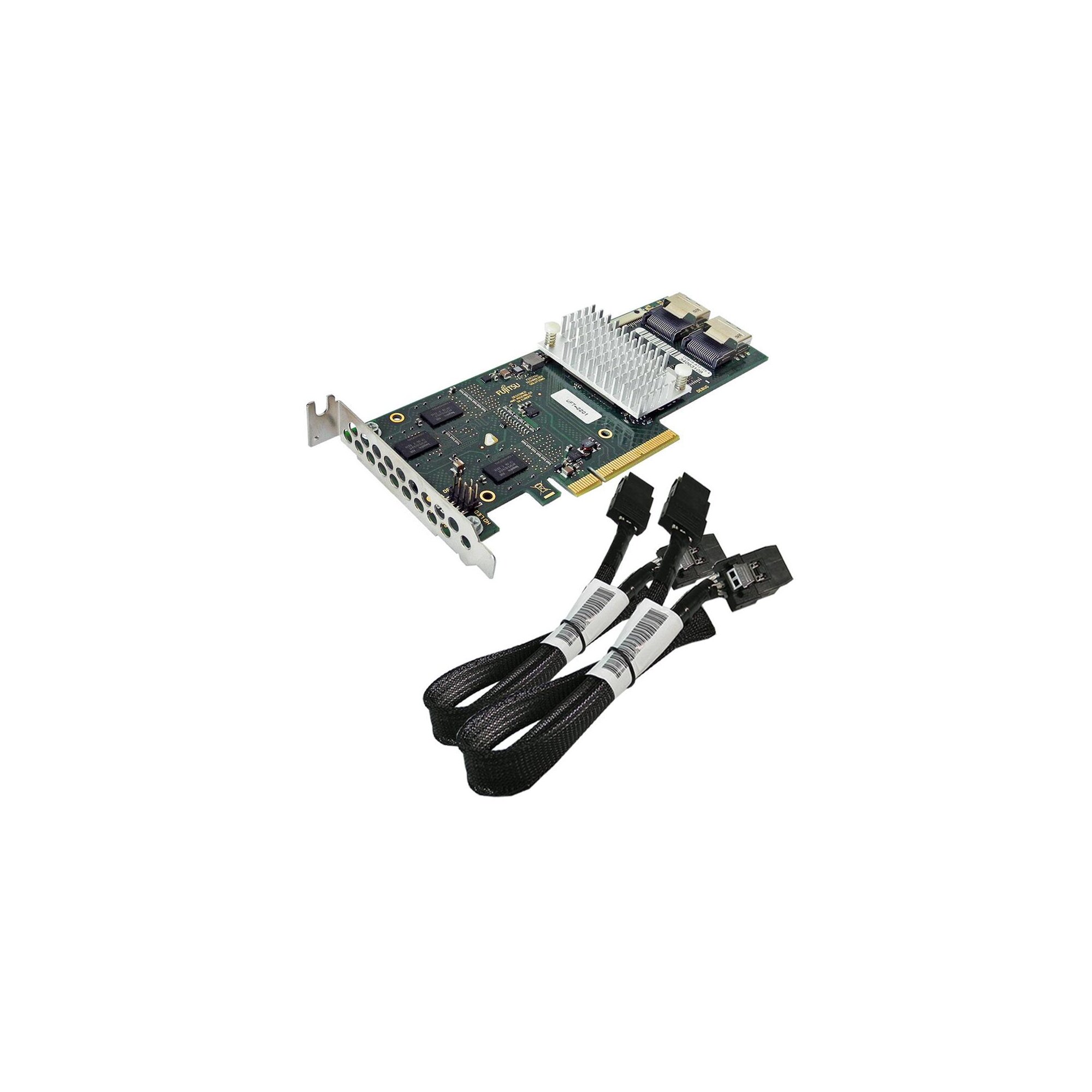 Fujitsu D2616-A12 GS 4 6Gb/s PCIe x8 Dual-Port SAS RAID-Controller LP ...