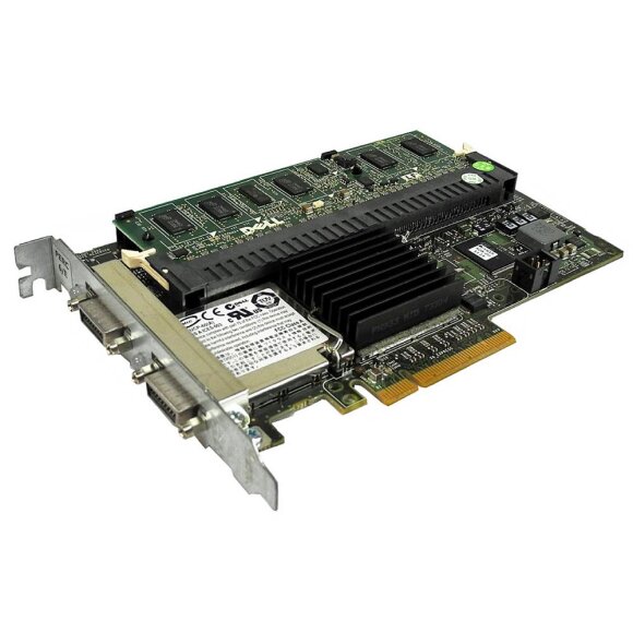 DELL PERC 6/E 3 Gb/s PCI-E x8 SAS RAID Controller 0J155F 0FY374 0PR174 ...