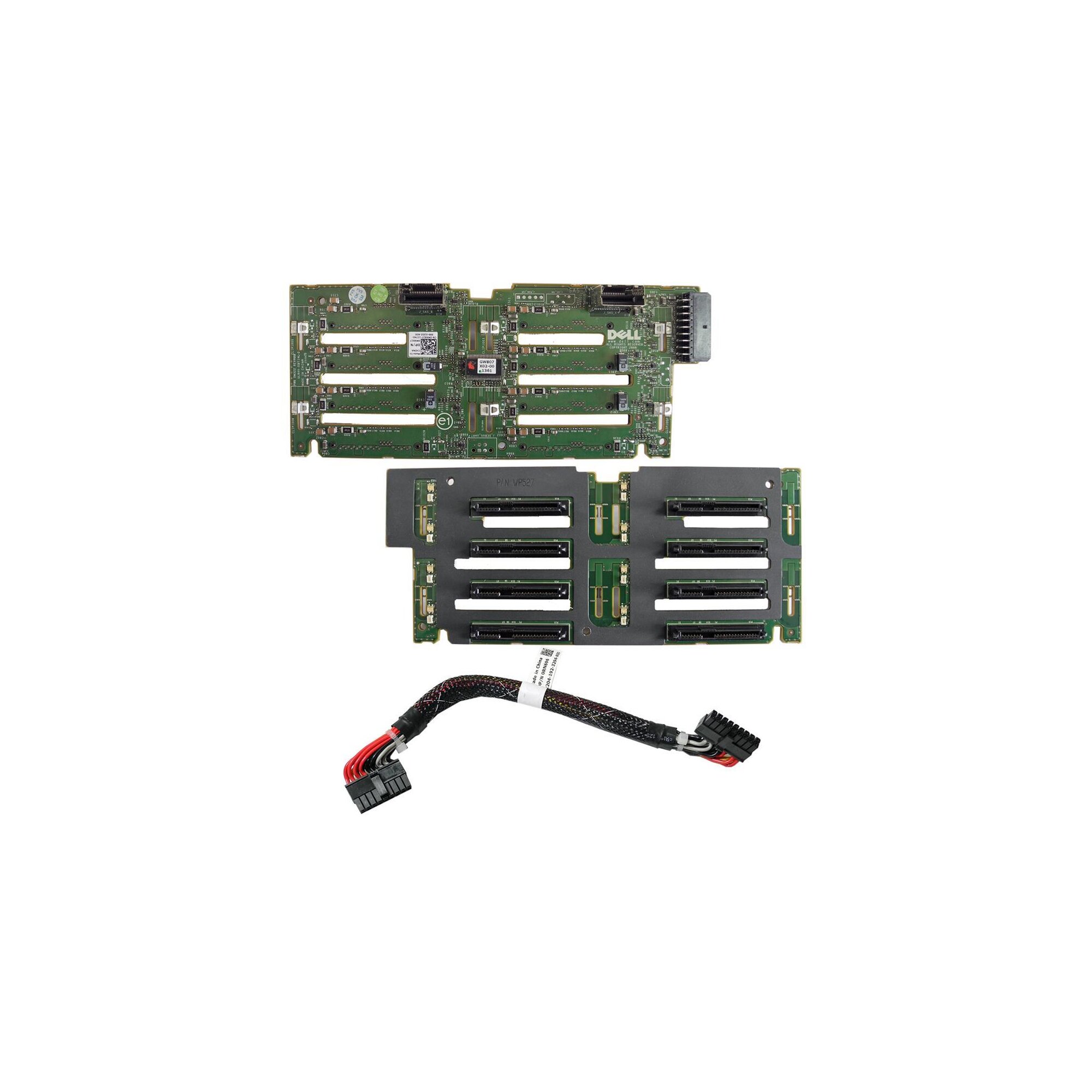 DELL PowerEdge R710 8-Slot SAS HDD Backplane PWB DM322 Rev A00 DP/N ...