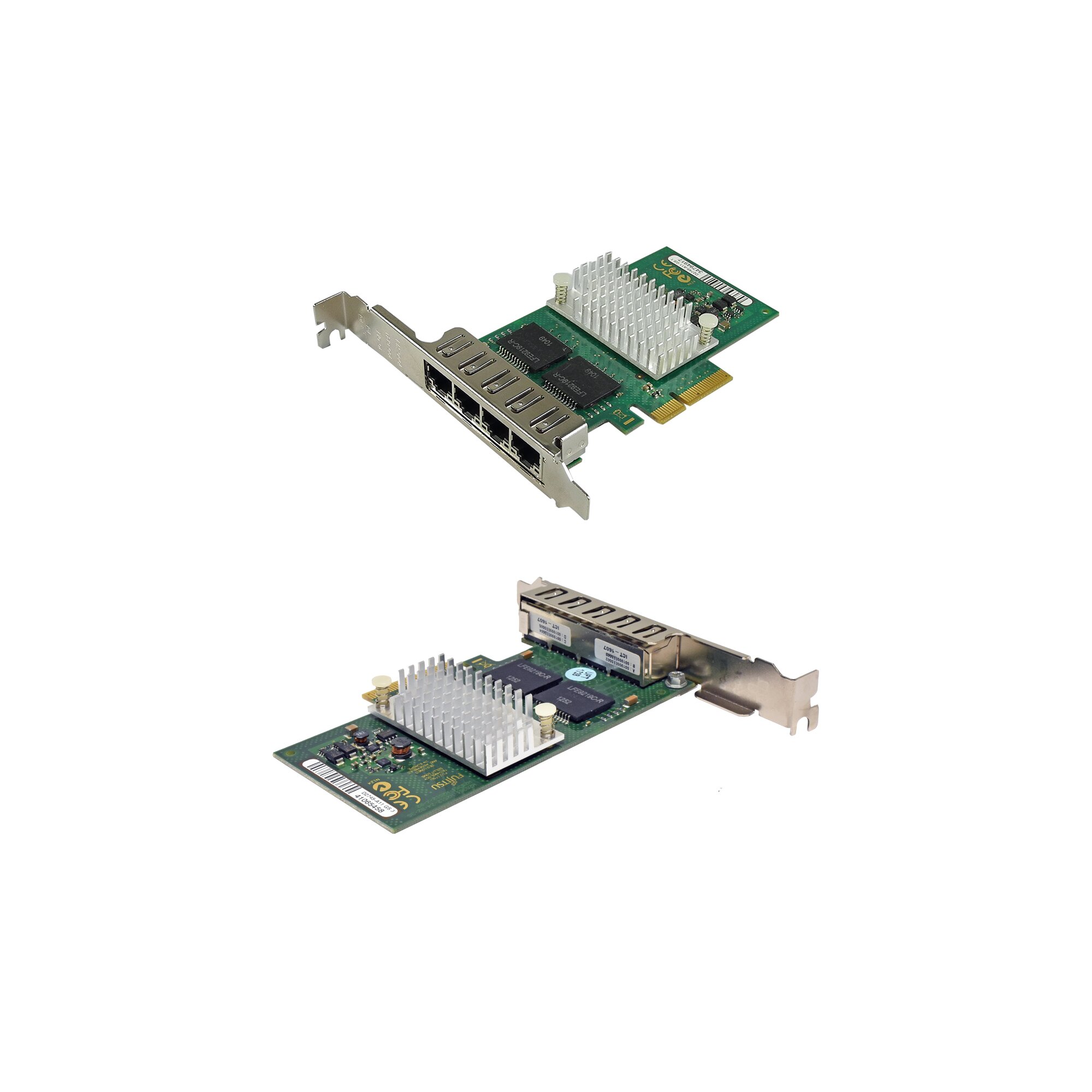 Fujitsu Primergy Quad-Port RJ-45 GE Network Adapter PCIe x4 D2745-A11 ...