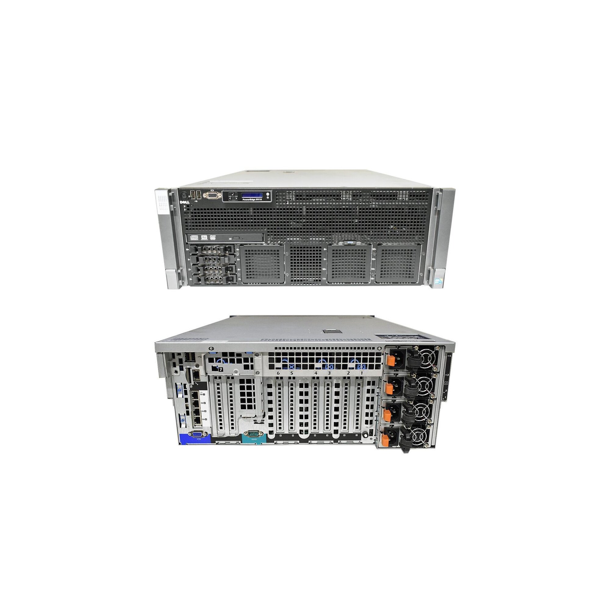 Dell PowerEdge R910 Server 4 x 6 Core E7540 2.00 GHZ CPU 64 GB RAM PERC ...