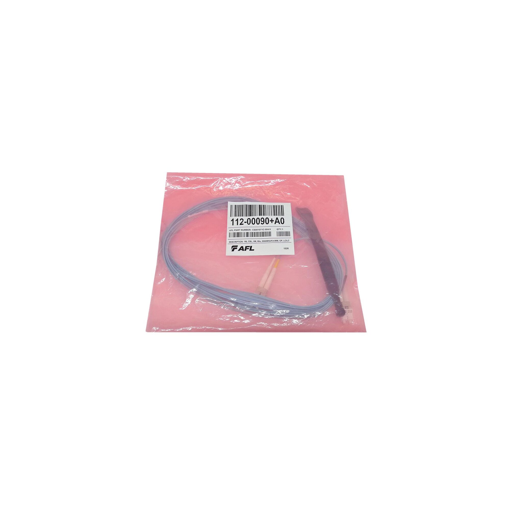 AFL NetApp R6 LC/LC 5m gray Fiber Optical Patch Cable NEW OVP 112-00090 ...