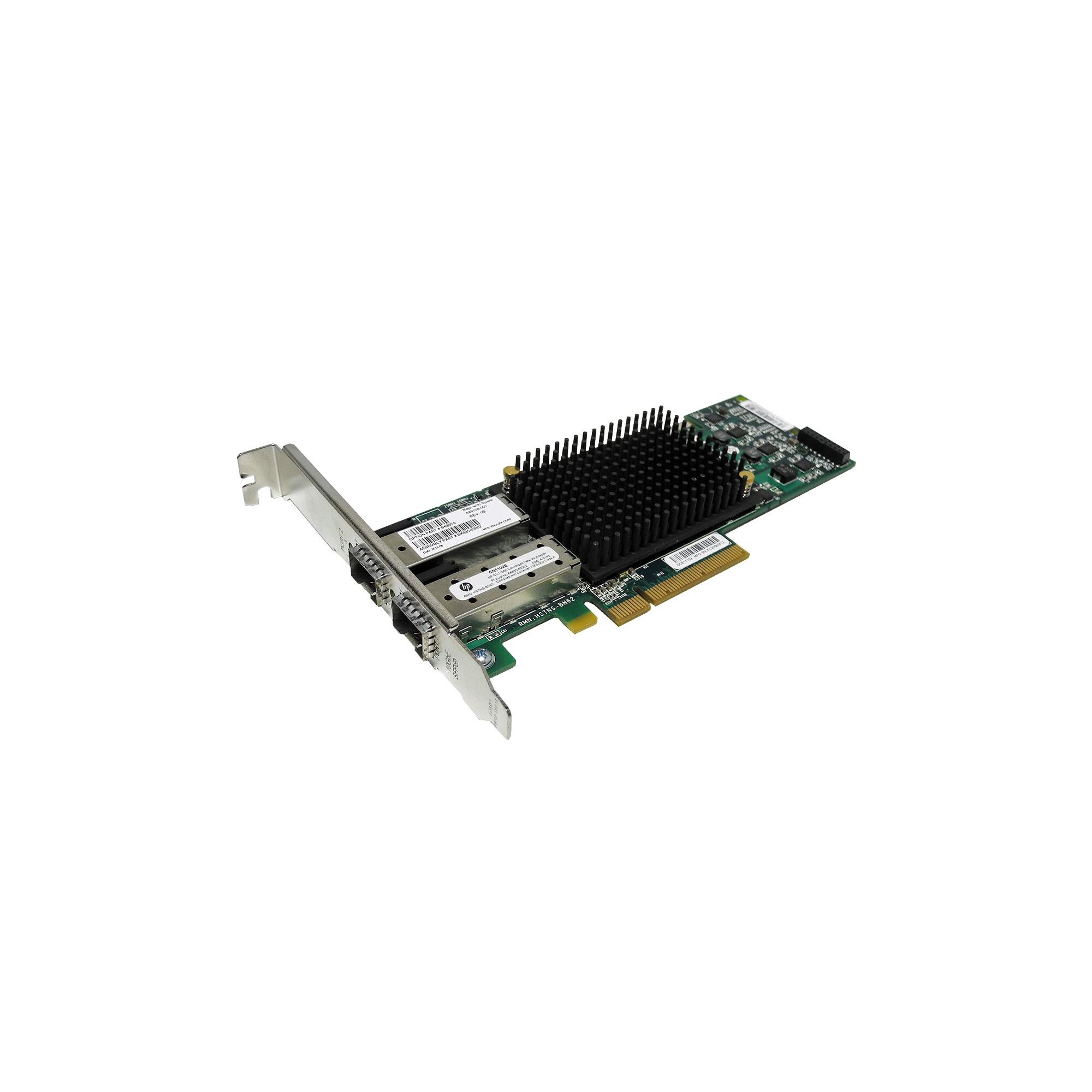 HP CN1100E Dual-Port 10GbE FC SFP+ PCIe x8 CNA Card OCE11102 SP# 649108 ...