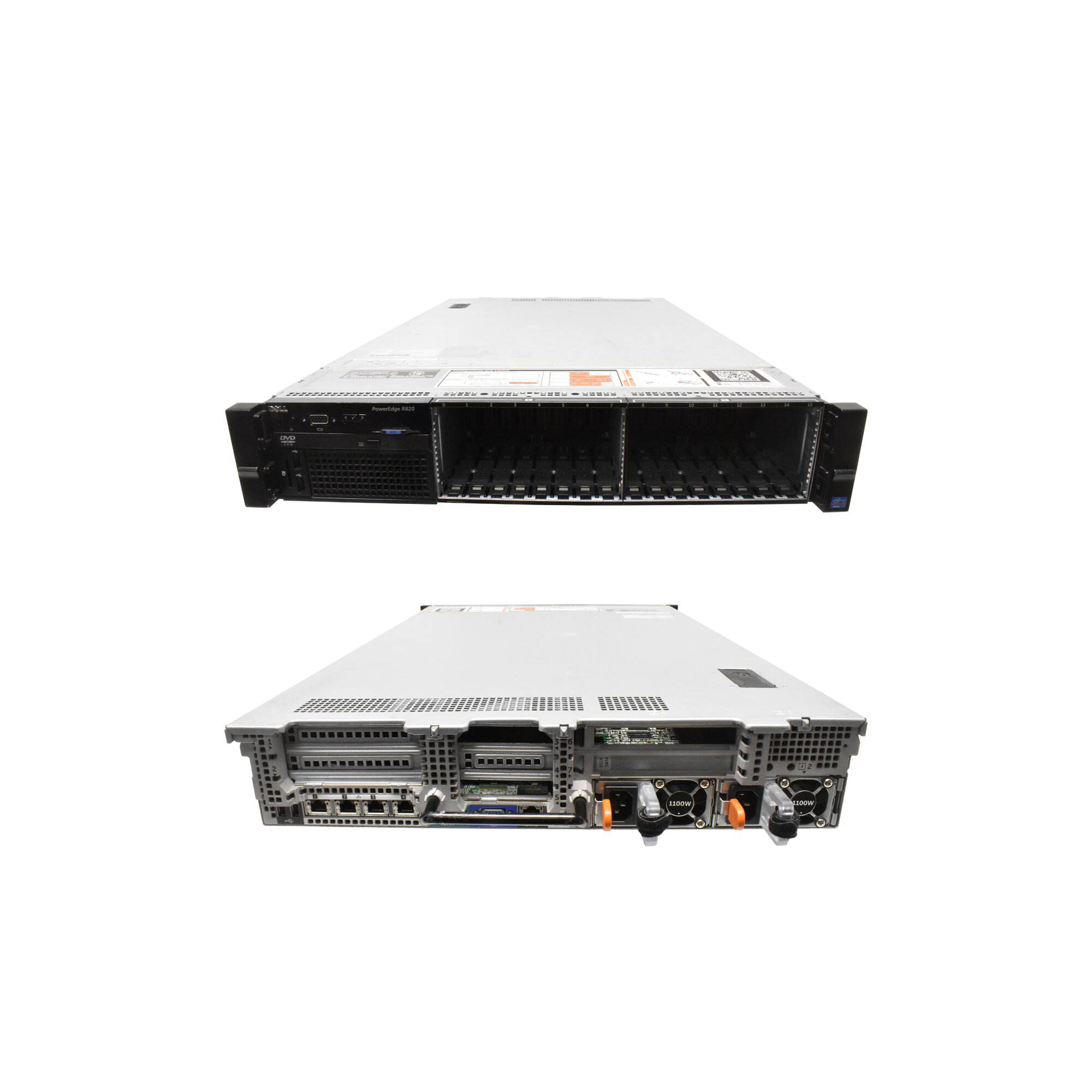 Dell PowerEdge R820 Server 2x Intel E5-4620 2.20 GHz 8C 32 GB RAM 16x ...