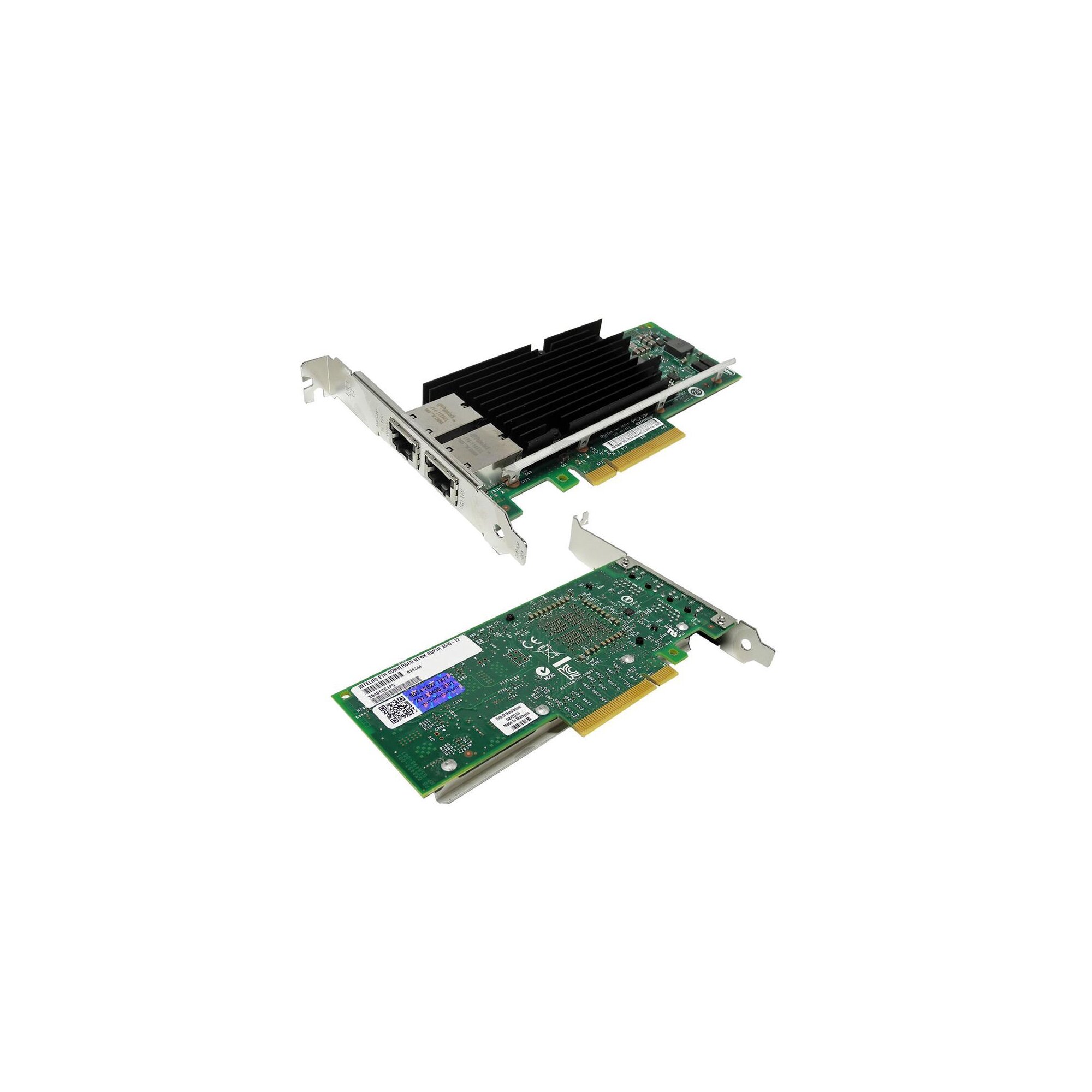 Intel X540-T2 Dual-Port 10Gb Ethernet PCI-Express x8 Converged Network ...