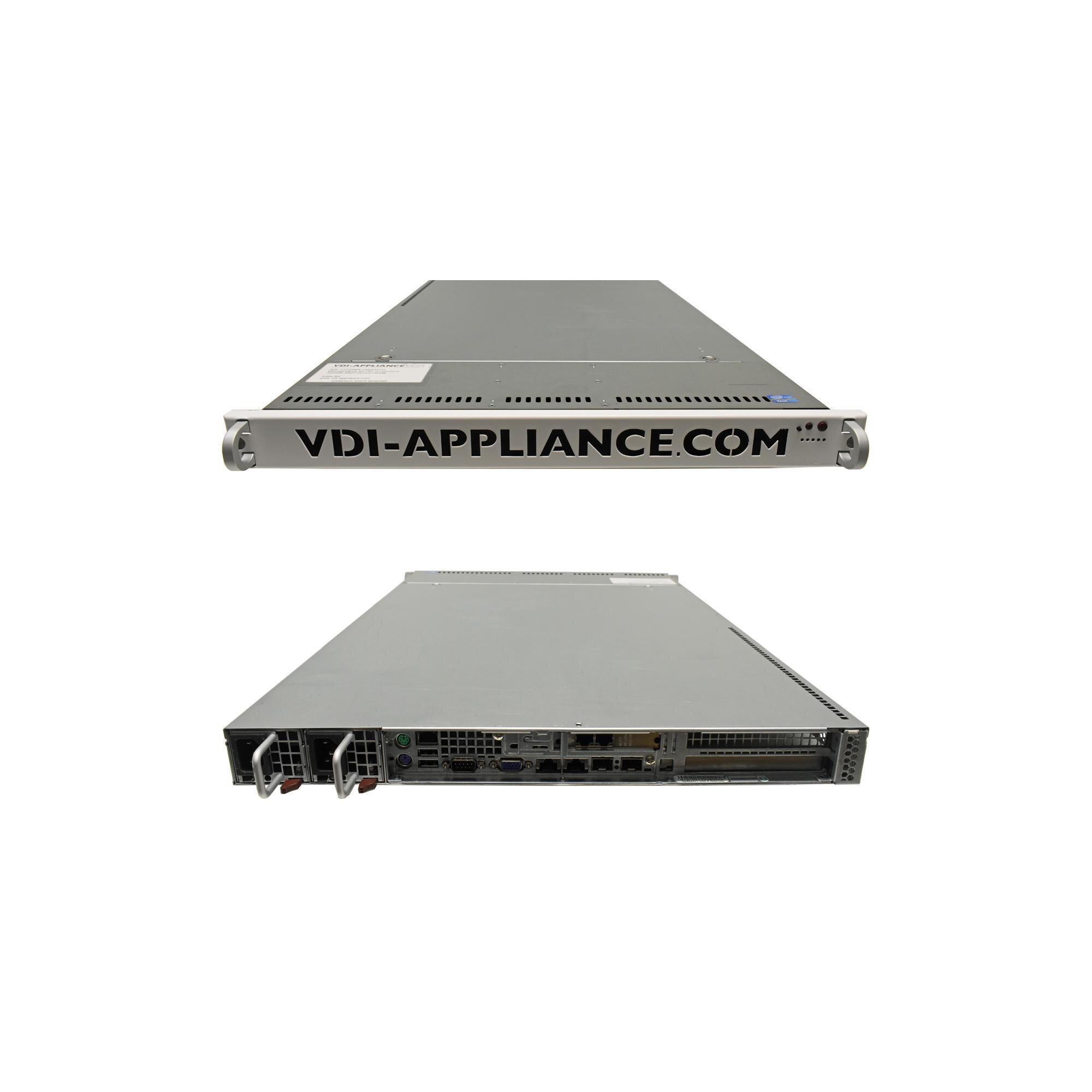VDI-APPLIANCE Supermicro CSE-119 1U Rack Server Mainboard X9DRW-7TPF 2x ...