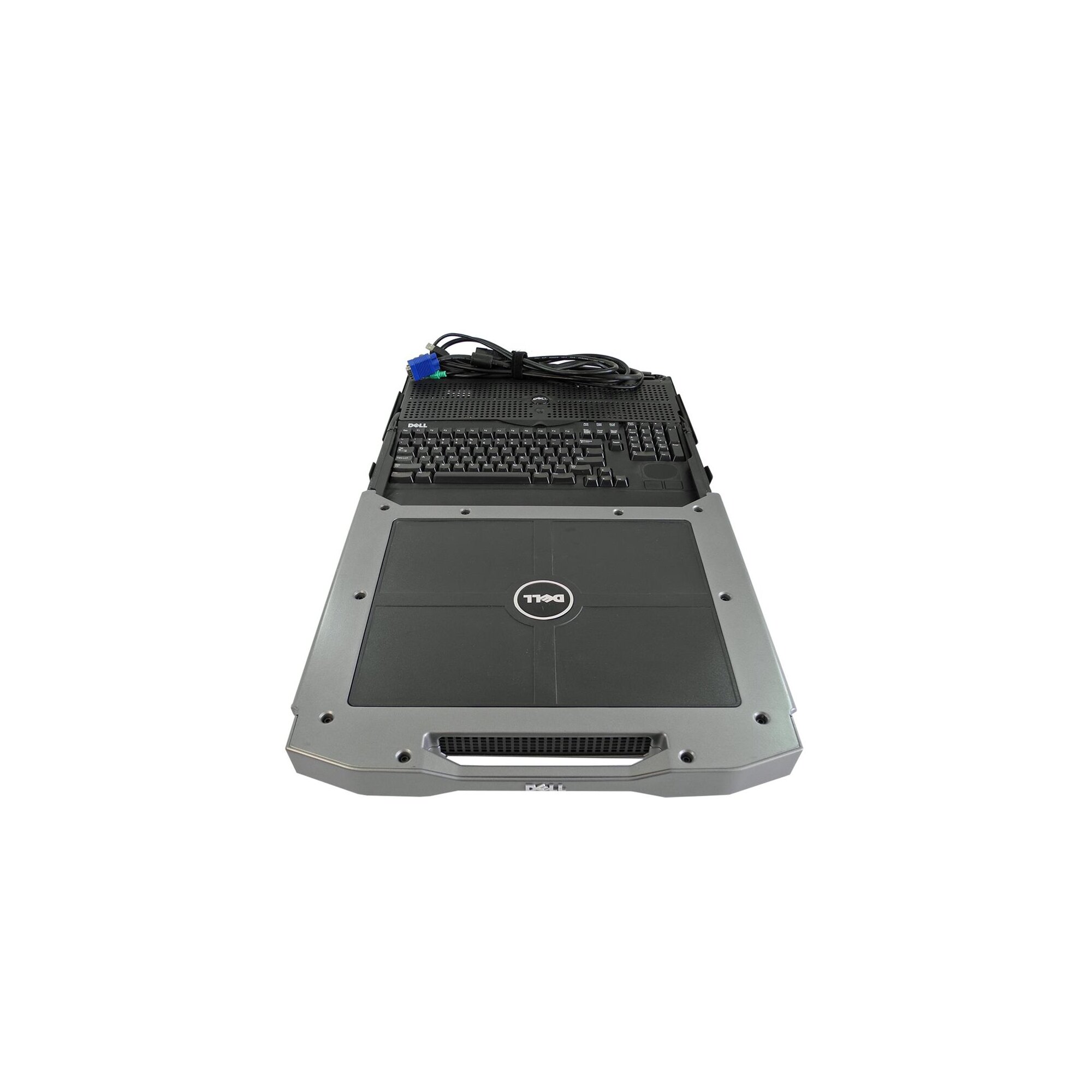 Dell 17 FP PowerEdge KVM Rack Console 17" QWERTZT DE Tastatur 137PH ...