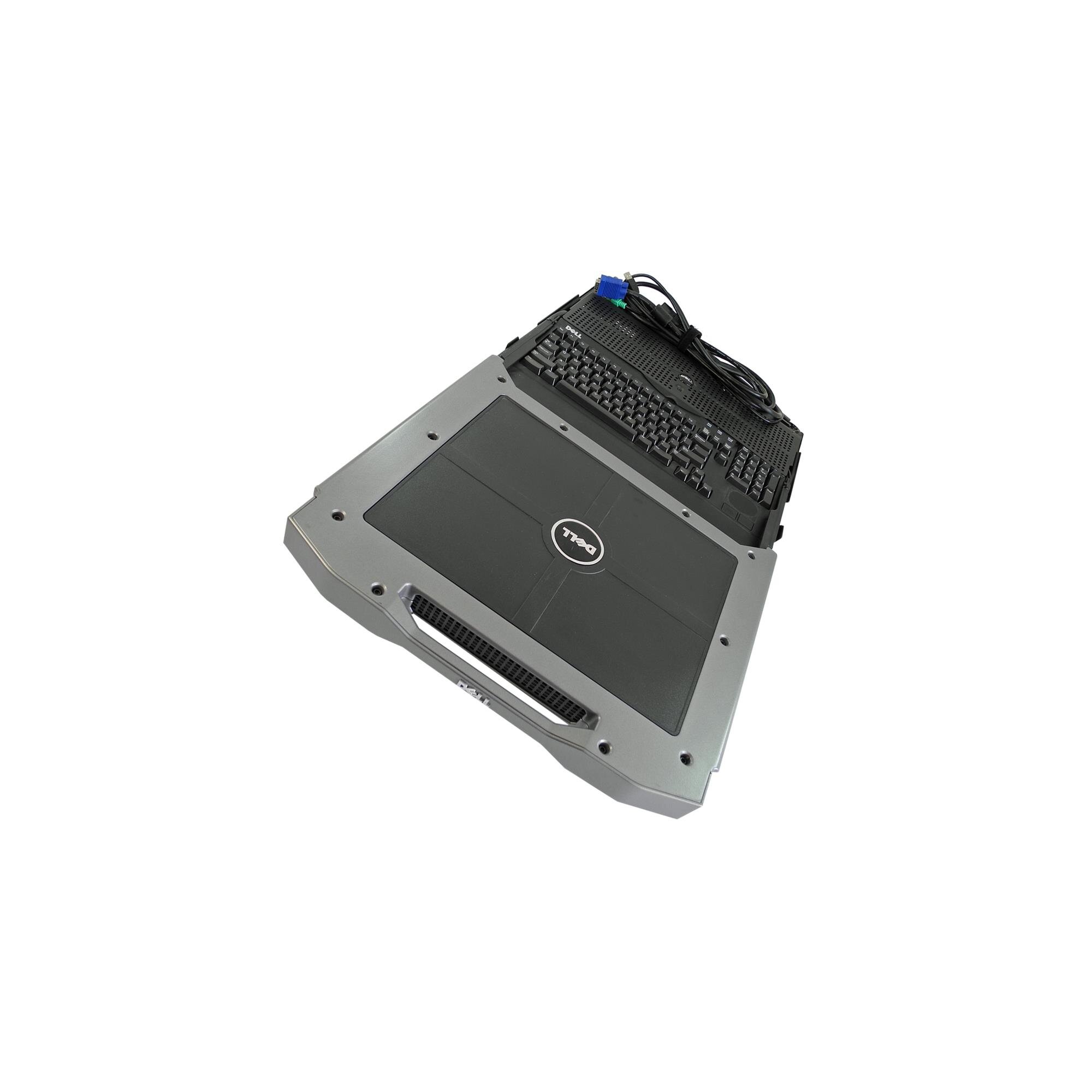 Dell 17 FP PowerEdge KVM Rack Console 17" QWERTZT DE Tastatur 137PH ...