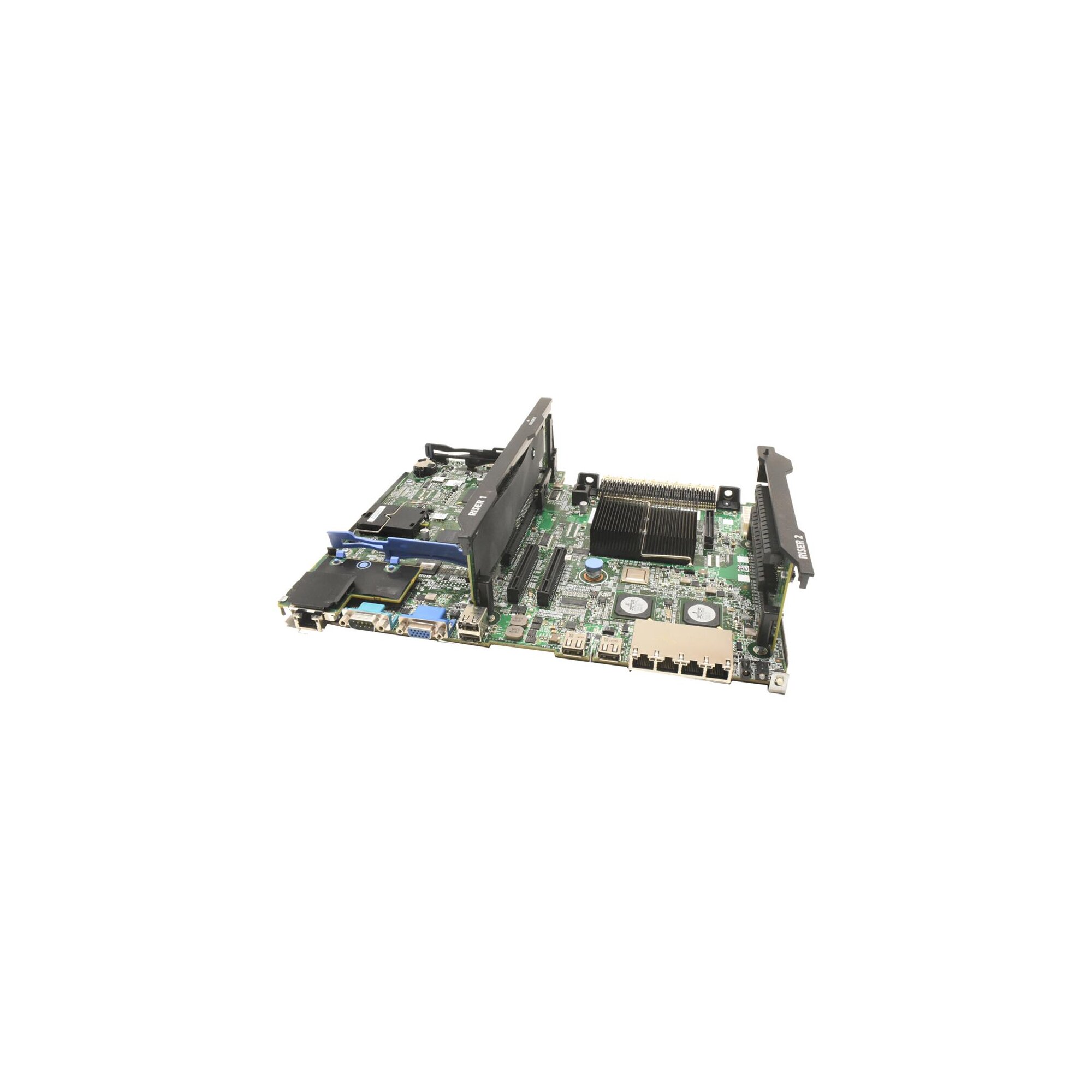 Dell PowerEdge R810 Server System Board I/O 0FJM8V 2x Riser Card FJM8V ...