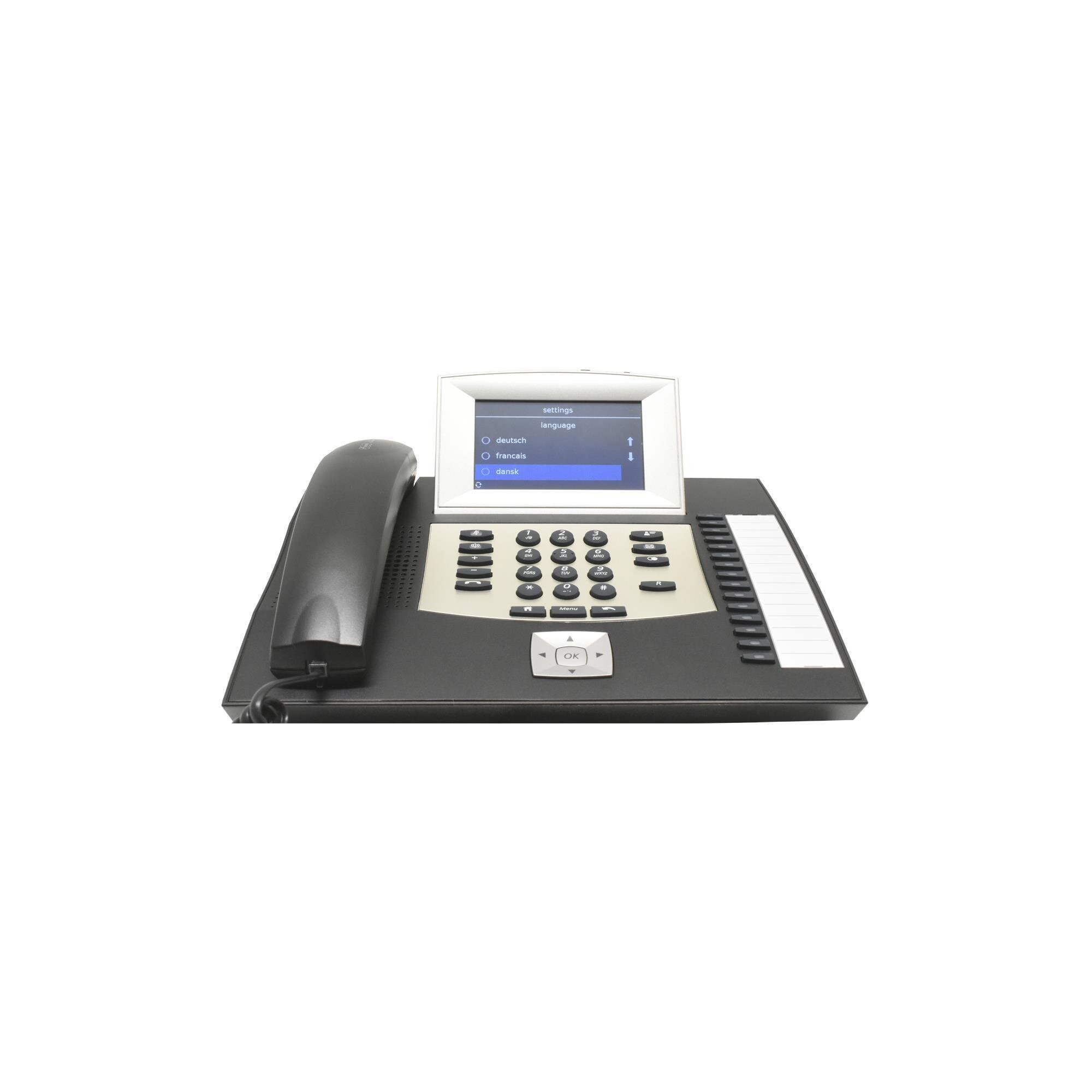 Auerswald COMfortel 2600 Systemtelefon schwarz mit Netzteil ISDN AB ...