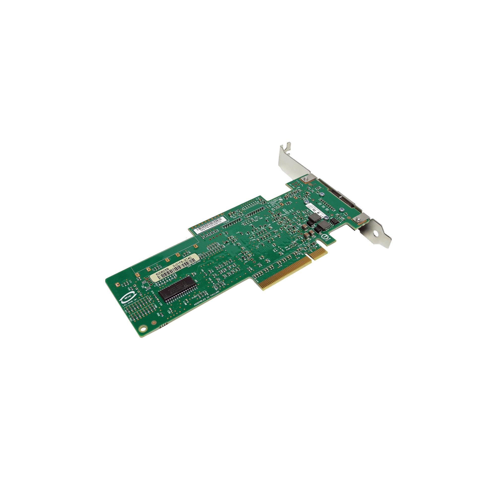 LSI IBM SAS3444E 3Gb/s PCIe x8 SAS/SATA RAID Controller FRU 25R8071 FP ...