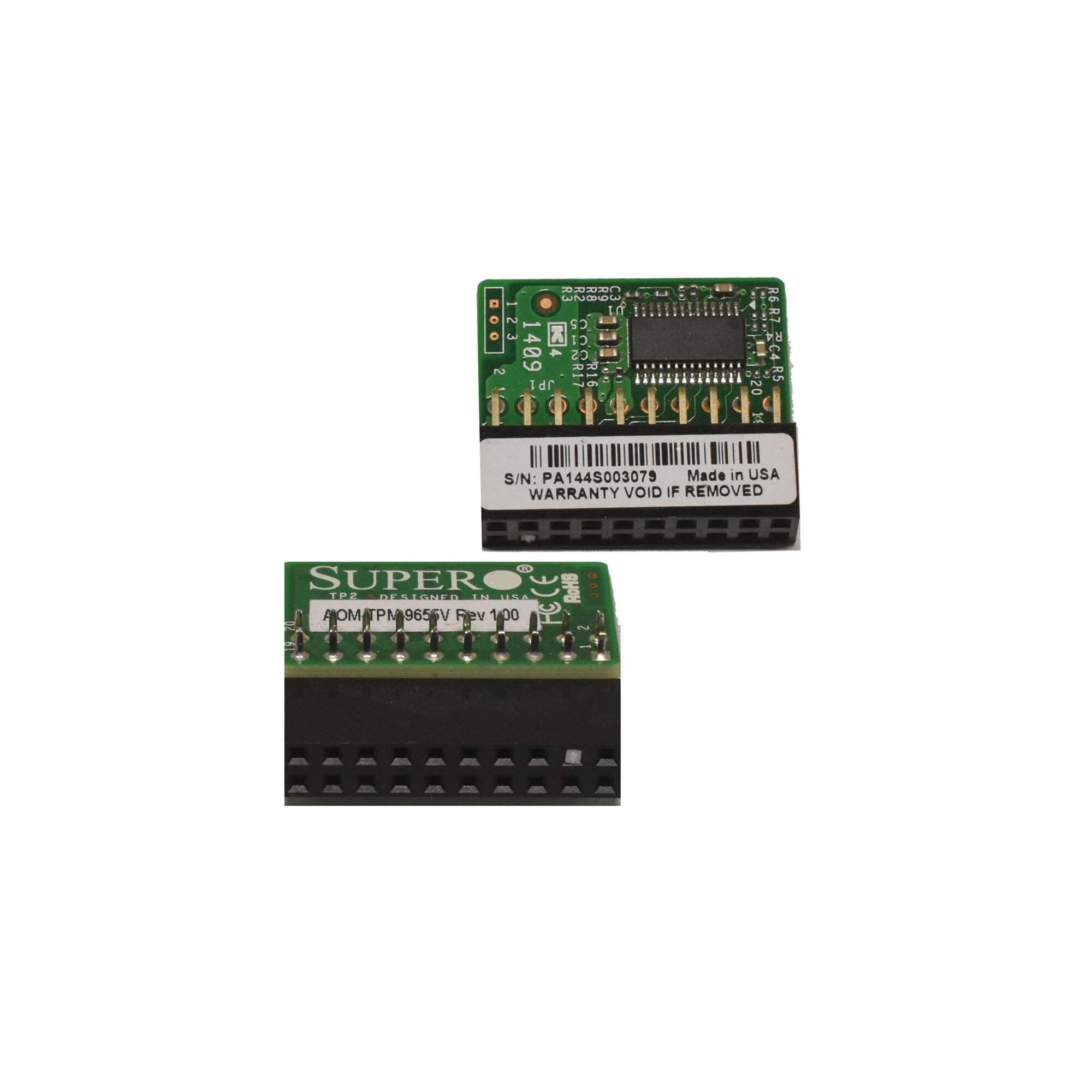 Supermicro Add-on Module AOM-TPM-9655V Vertical Rev 1.00 für X9 X10 ...