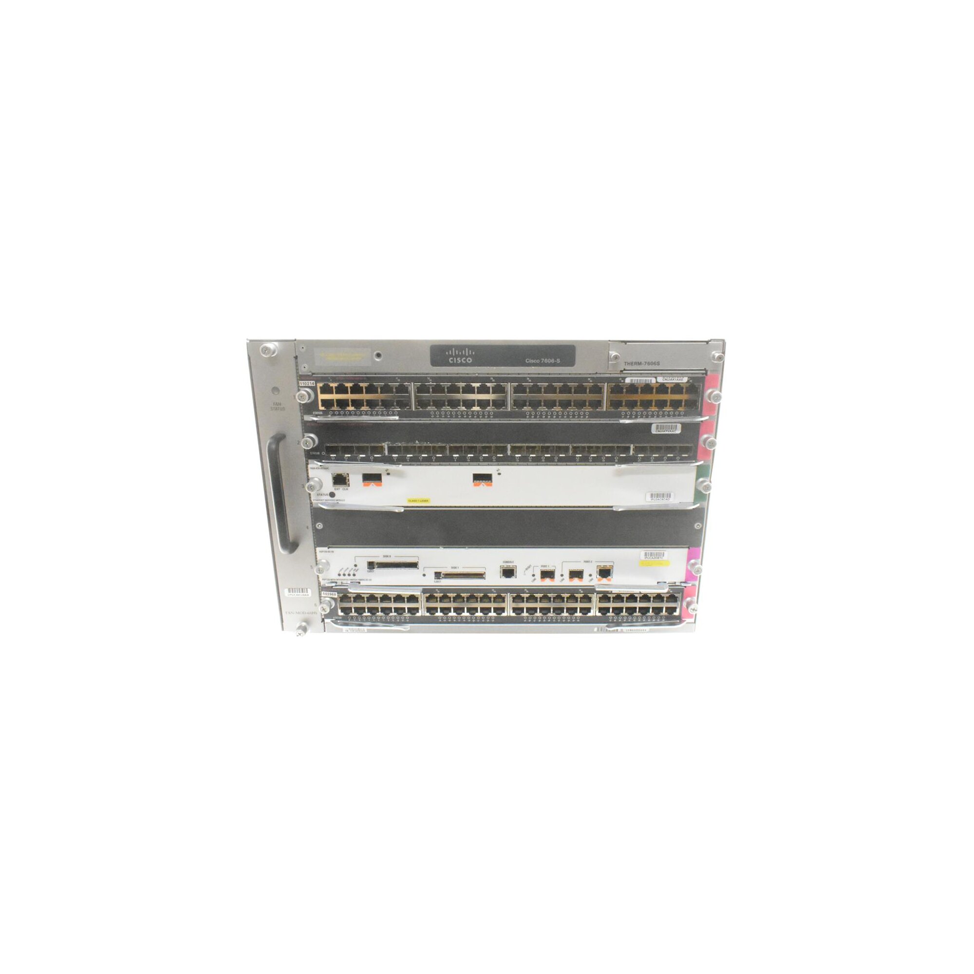 Cisco 7606-S Router Chassis 7U WS-X6748-GE-TX WS-X6724-SFP 7600-ES+ ...