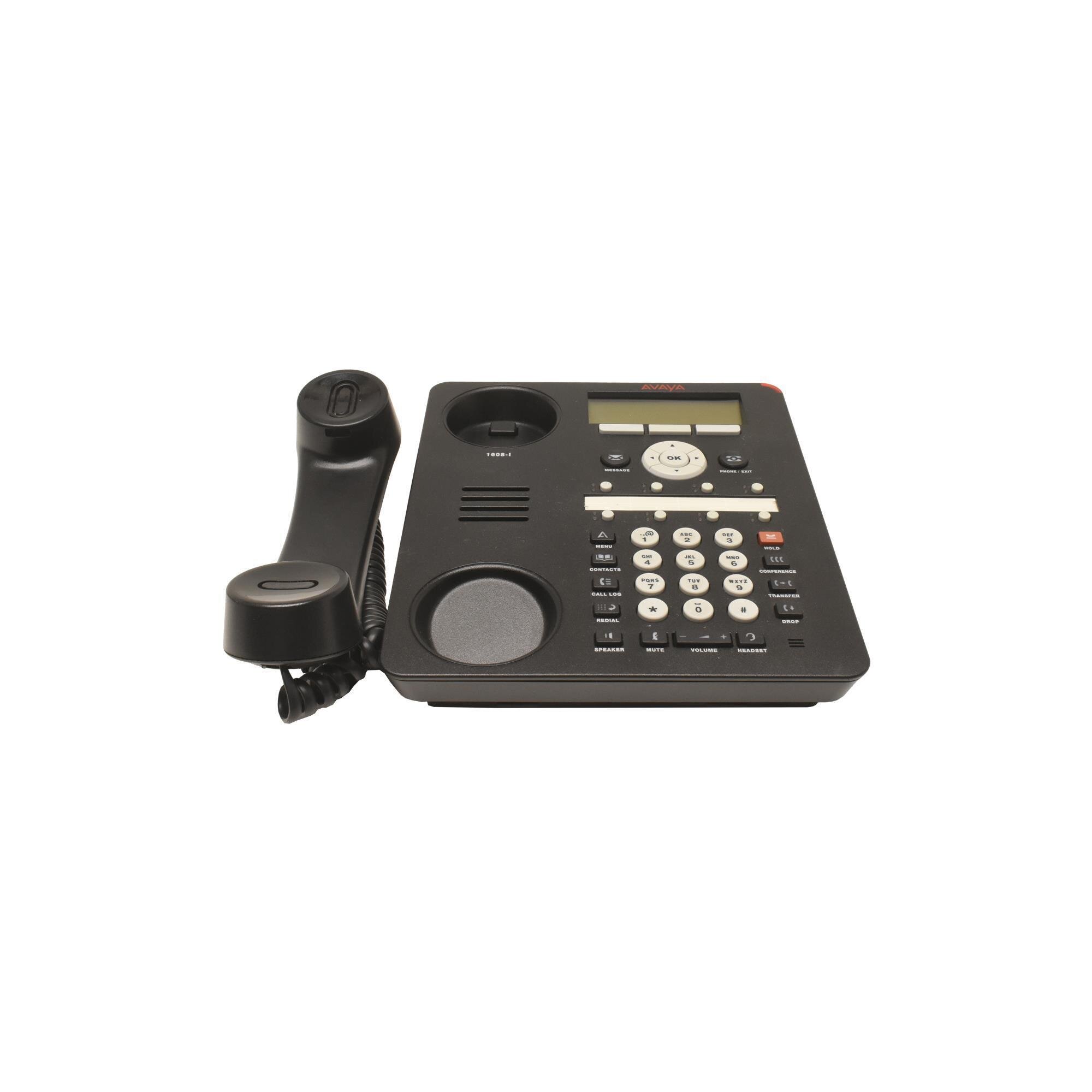 Avaya 1608-I IP Deskphone 700458532 mit Fuß - Piospartslap Avaya 1608-I IP Deskphone 700458532 mit Fuß - Piospartslap