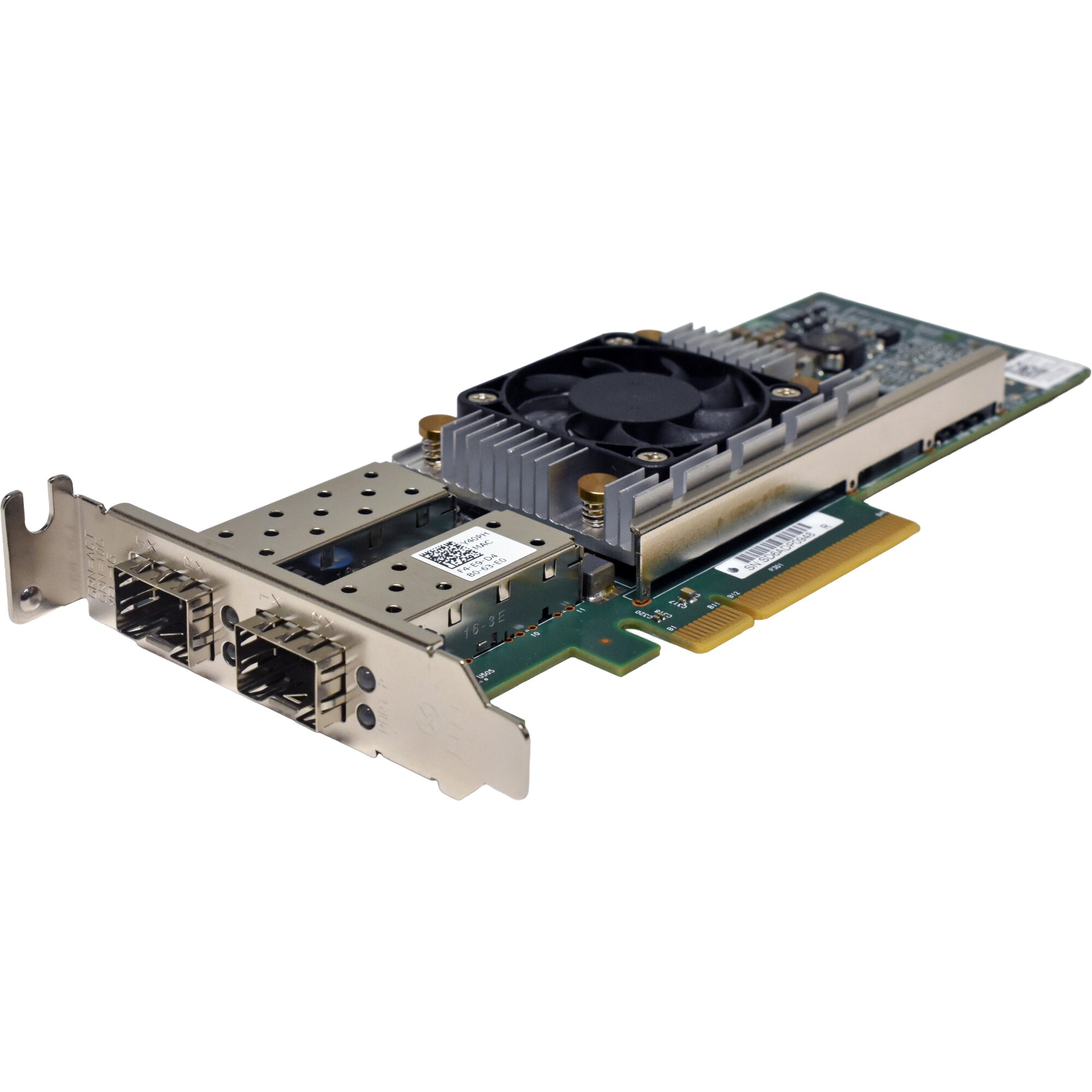 Dell 0Y40PH QLogic 57810s Dual-Port PCIe x8 10GbE SFP+ Network Adapter LP