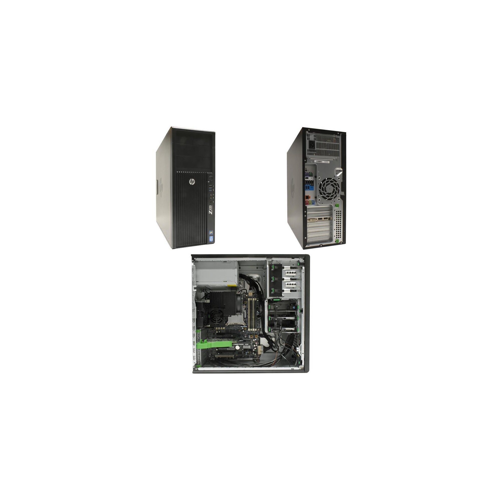 HP Z420 Workstation Intel Xeon E5-1660 v2 CPU 16GB DDR3 RAM 256GB SSD ...
