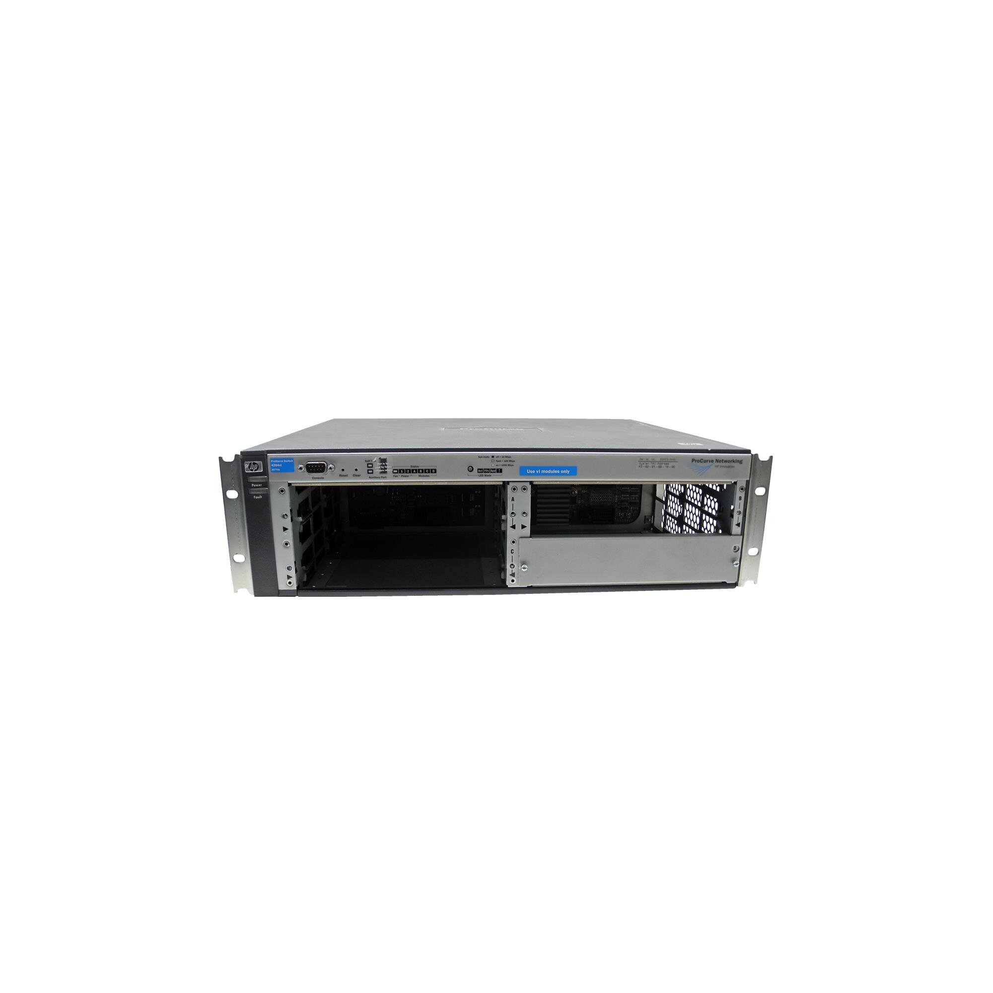 HP ProCurve 4204vl J8770A Rack 3U Modular Switch Chassis - Piospartslap