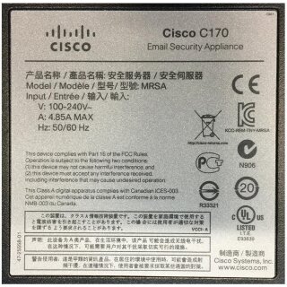 Cisco C170 Email Security Appliance Model: MRSA Without HDD + Rails ...