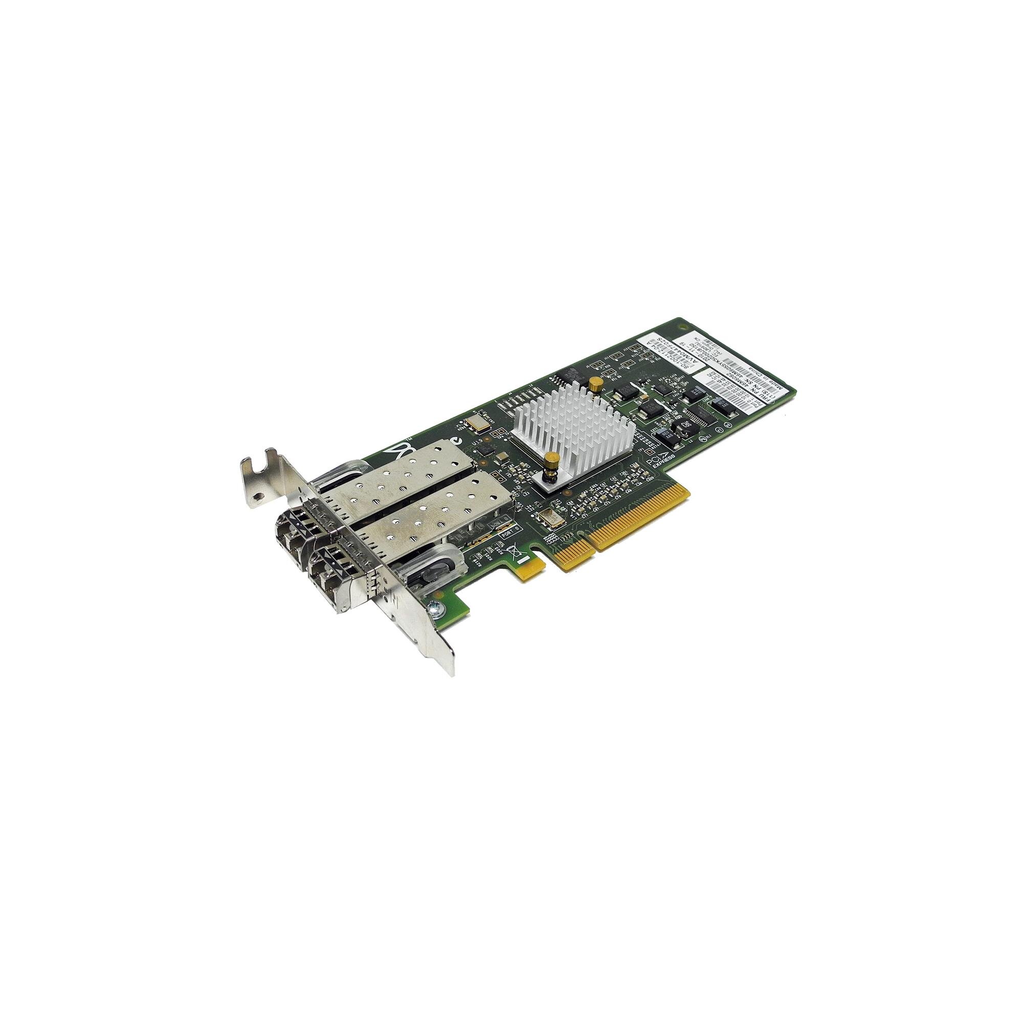 Brocade 825 IBM 46M6062 8Gb Dual-Port FC PCIe x8 Network Adapter +2x ...