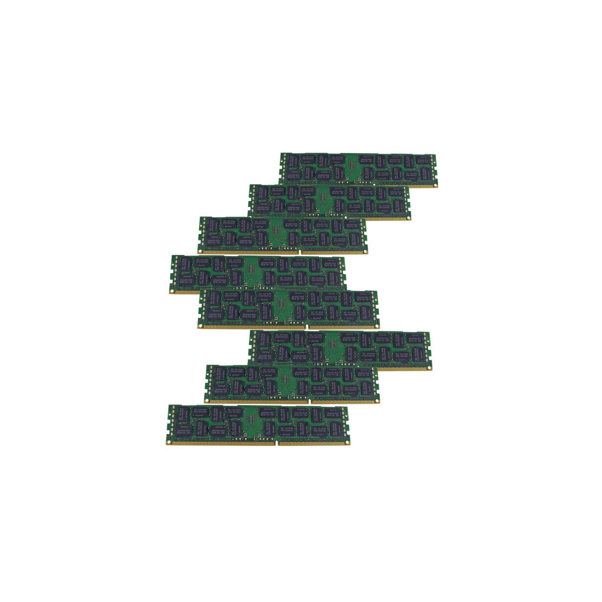 128 GB HP Micron 8x 16 GB PC3-12800R DDR3-1600MHz 2Rx4 RAM REG ECC DDR3 ...