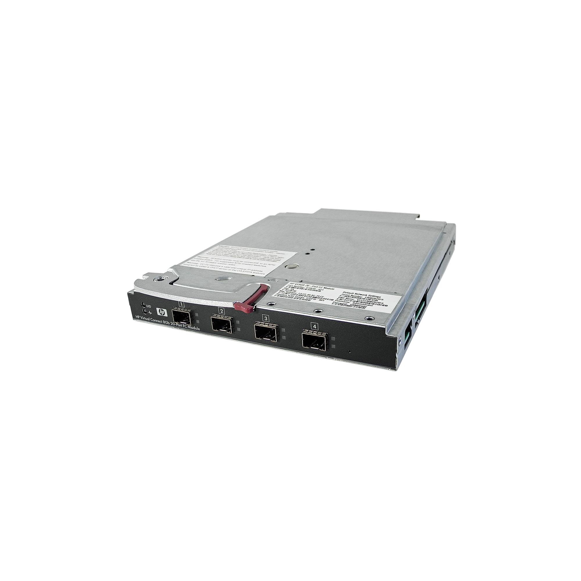 HP VC 8Gb 20-Port FC Switch Module BladeSystem c-Class + 4x 8Gb SFP+ ...