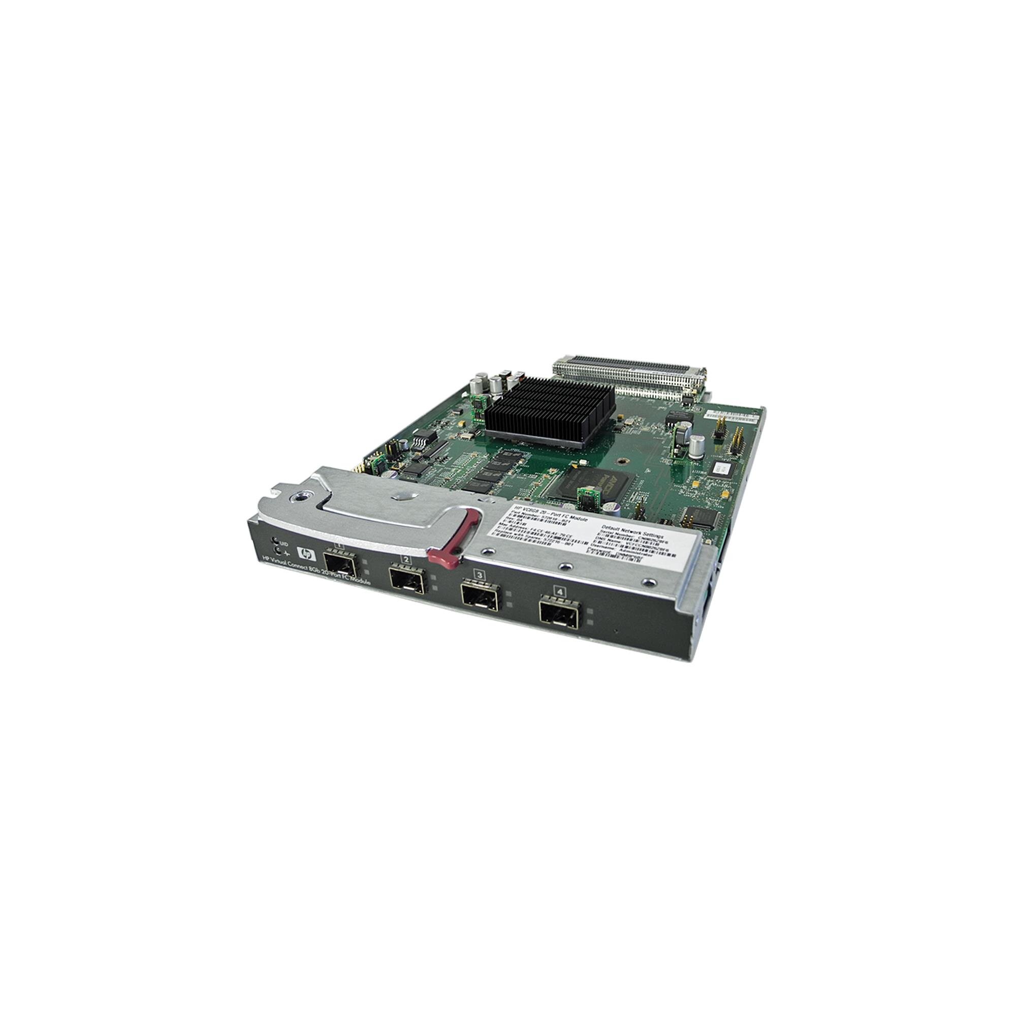HP VC 8Gb 20-Port FC Switch Module BladeSystem c-Class + 4x 8Gb SFP+ ...