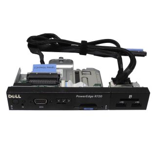 DELL PowerEdge R720 Front Panel Cage Assembly 0X1H10 + Kabel 0K5RJY ...