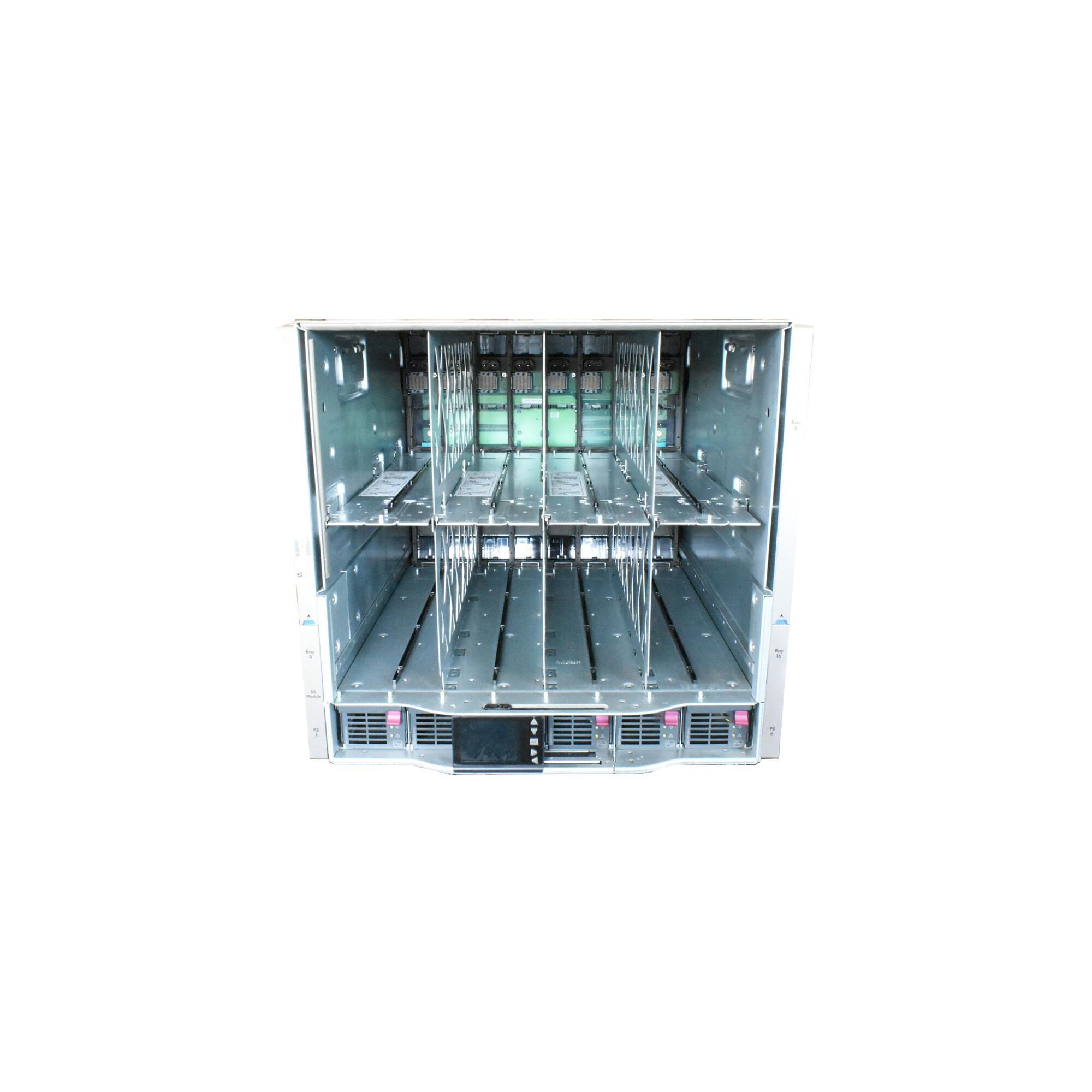 HP BladeSystem c7000 Platinum Enclosure 681840-B21 6x PWS 570493-301 ...