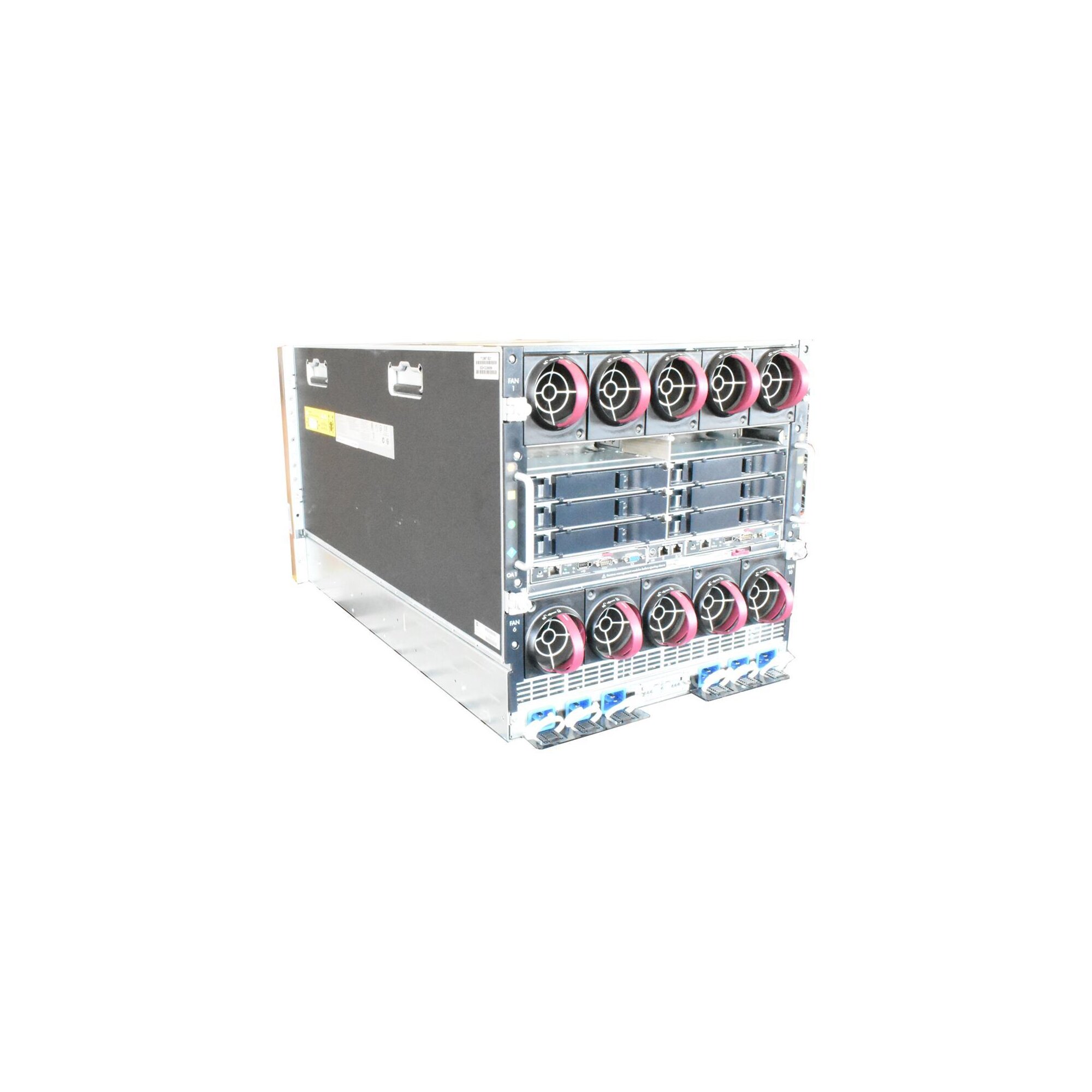 HP BladeSystem c7000 Platinum Enclosure 681840-B21 6x PWS 570493-301 ...