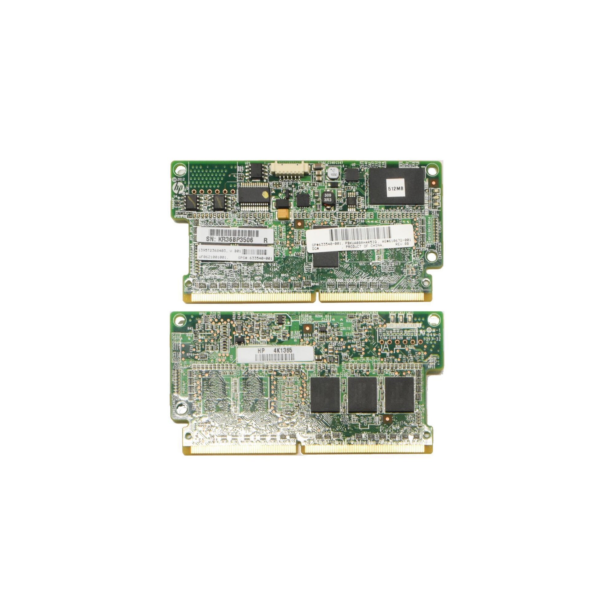 HP 633540-001 FBWC 512MB Memory Module BBU for Smart Array P420 P420i ...