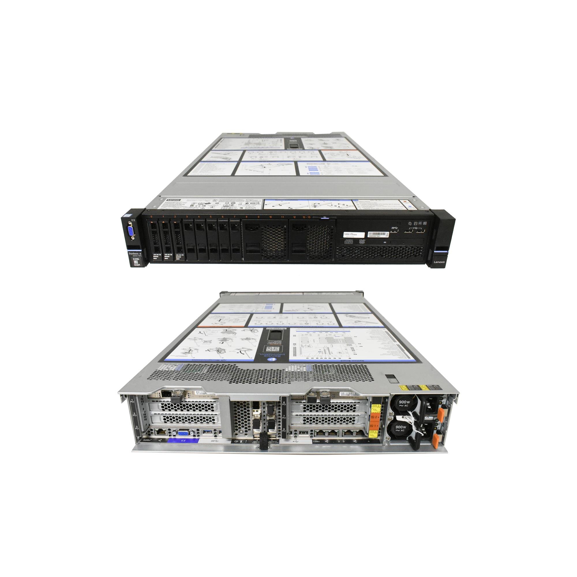 Lenovo System x3650 M5 Server 2x Xeon E5-2637 v3 Quad-Core CPU 3.5 GHz ...