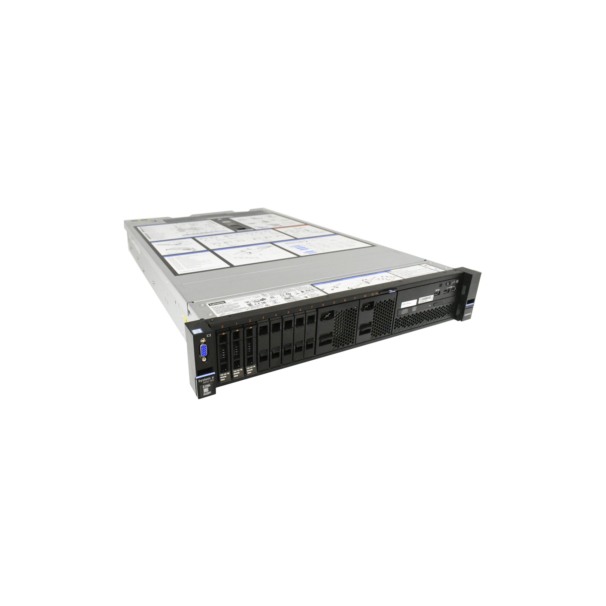 Lenovo System x3650 M5 Server 2x Xeon E5-2637 v3 Quad-Core CPU 3.5 GHz ...