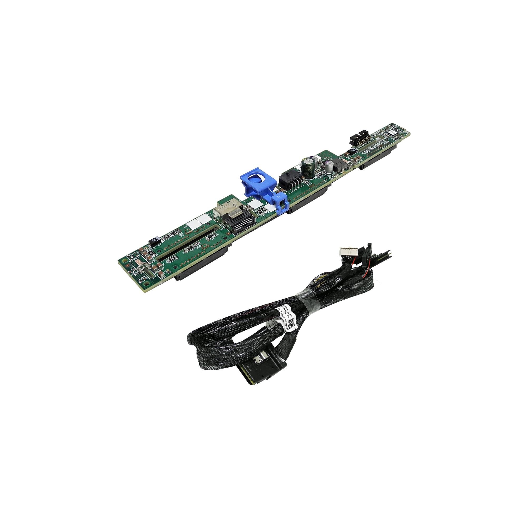 DELL PowerEdge R620 4 x 2.5" Slot SAS HDD Backplane 0PMHHG + 3 x Kabel ...