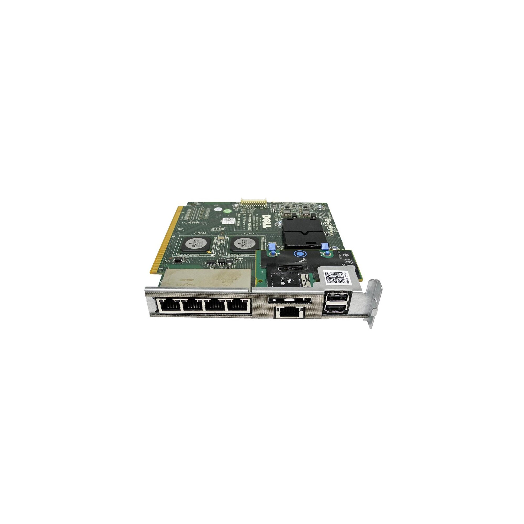 DELL PowerEdge R910 Riser Board 4x Ethernet, 2x USB Ports 0FMY1T ...