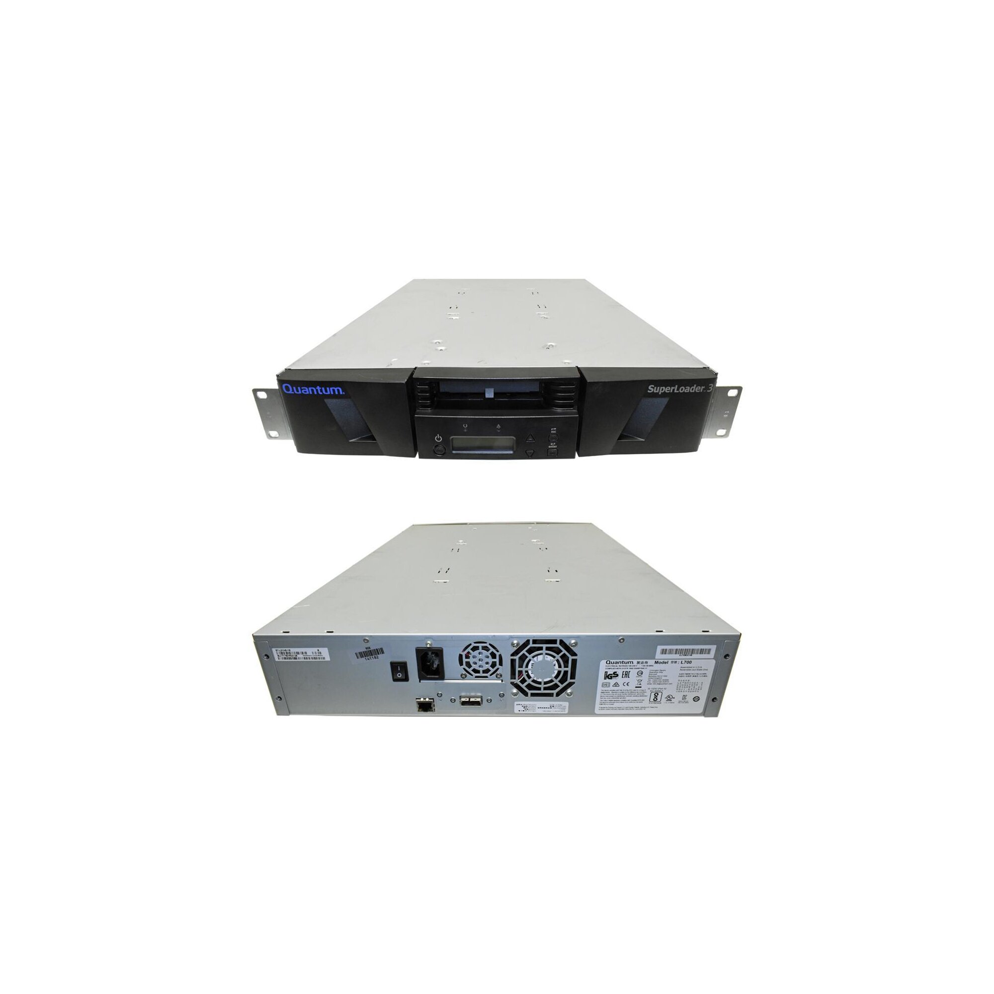 Quantum L700 SuperLoader 3 Tape Autolader E7-LLSAE-YE Drive Type LTO ...