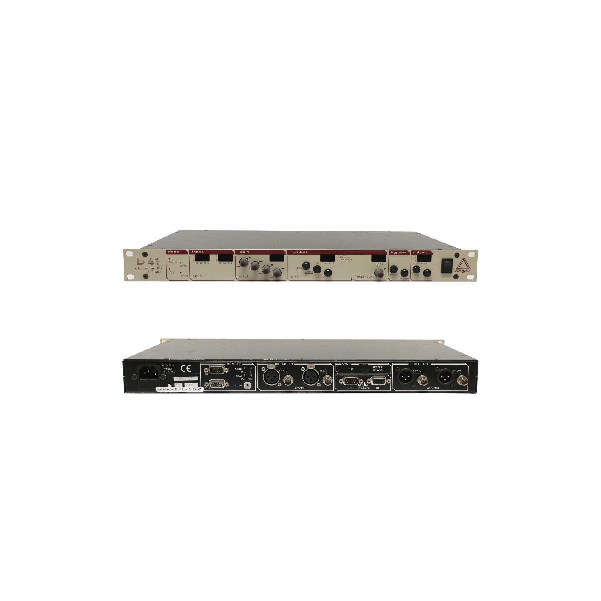 Jünger Audio b41 2 Digital Audio Limiter - Piospartslap