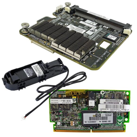 HP Smart Array P421 6Gb SAS RAID Controller 1GB FBWC +BBU 610671-002 ...