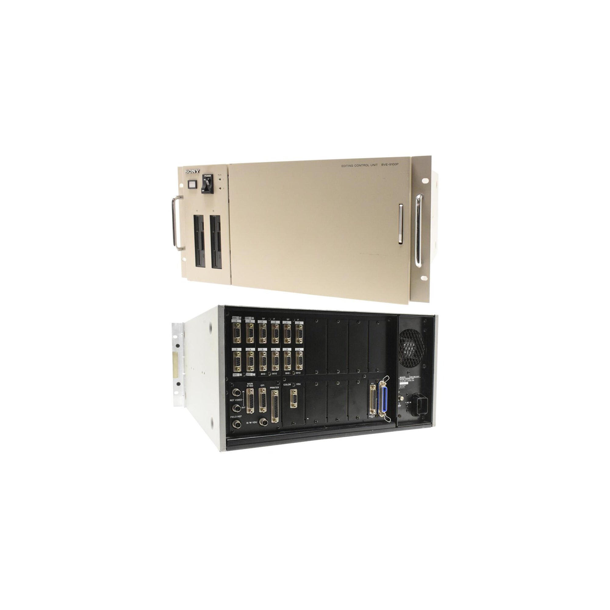 Sony BVE-9100P Editing Control Unit with different plug-in Modules ...