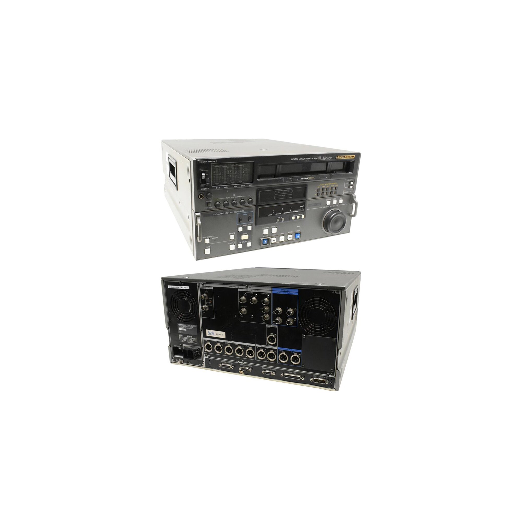 Thomson Broadcast Digital Betacam DVW-A510P Digital Videocassette ...