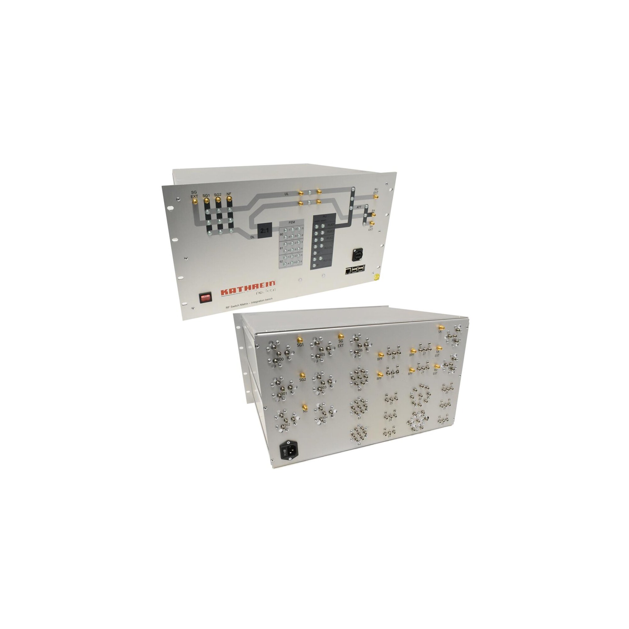 Kathrein RF Switch Matrix - Integration bench - Piospartslap