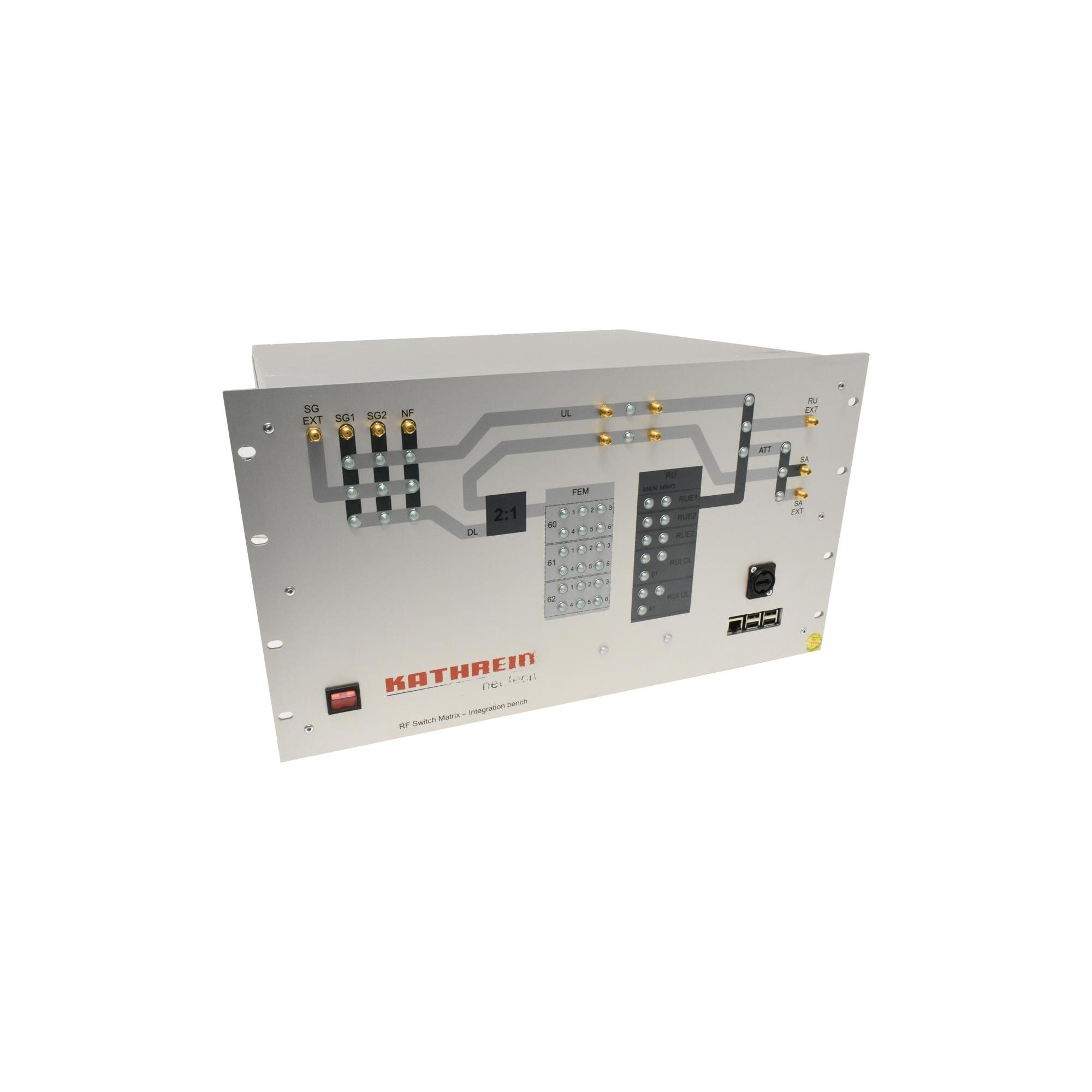 Kathrein RF Switch Matrix - Integration bench - Piospartslap