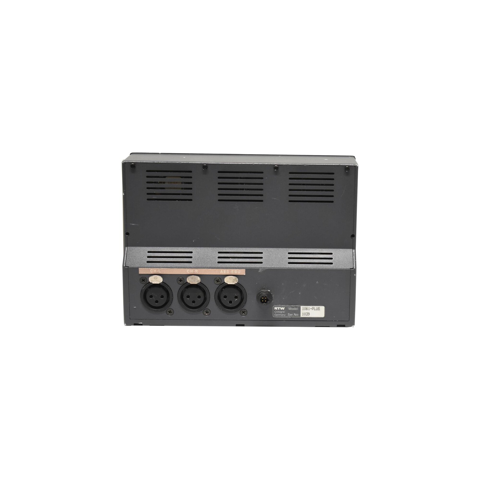 RTW 1061-PLUS 2-Ch Analog / Digital Peak- Phase- Meter Audio ...